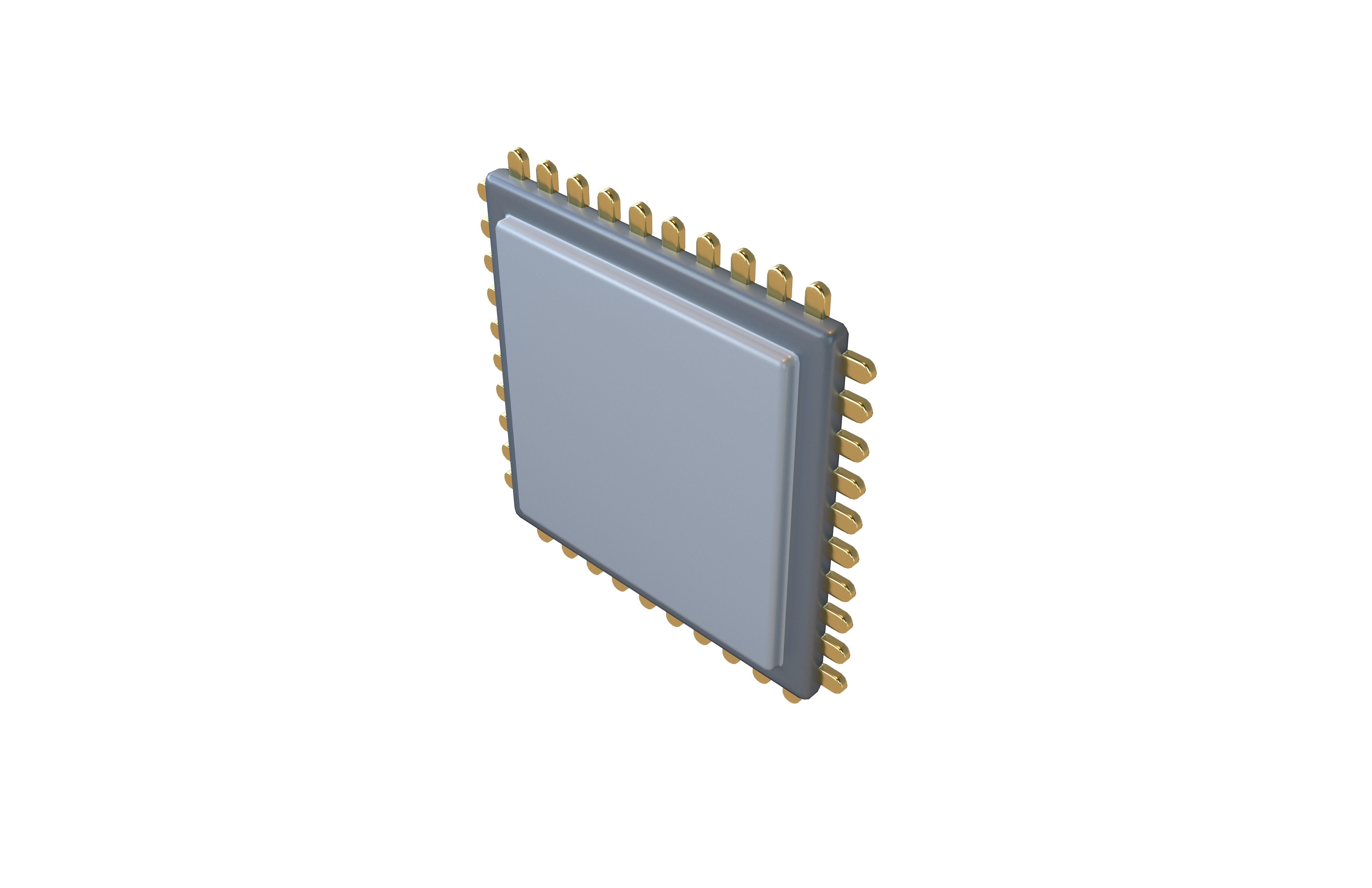 3D model Chip Icon v1 001 VR / AR / low-poly | CGTrader