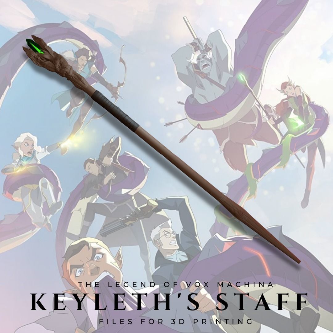 Keyleth Staff from The Legend of Vox Machina 3D model 3D printable ...