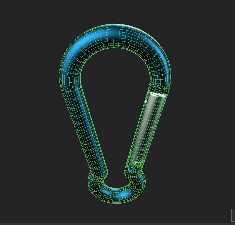 3D model Carabiner Hook 01 VR / AR / low-poly | CGTrader