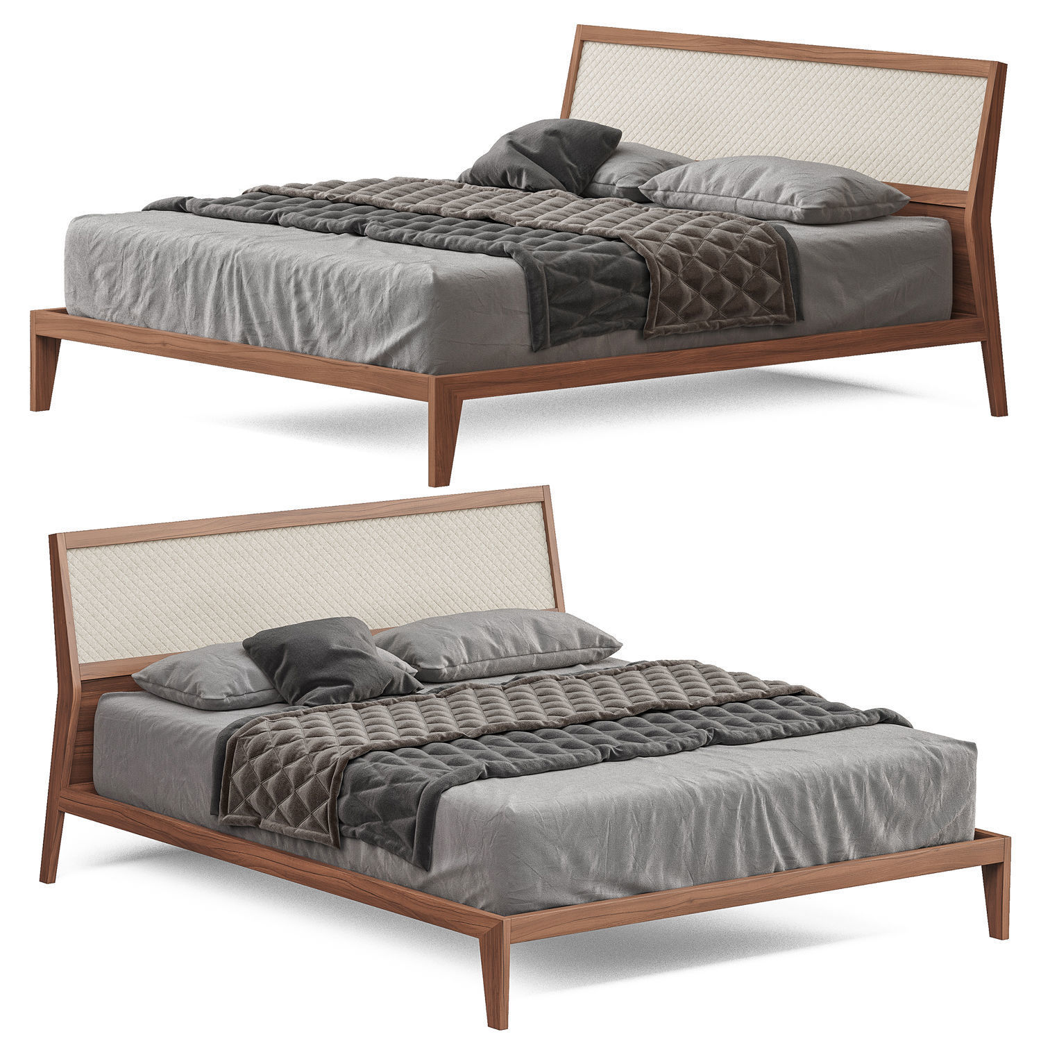 Mobenia Soul dsignio Bed 3D model | CGTrader