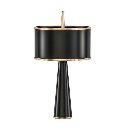 NEEDLE gold table lamp 3D model | CGTrader