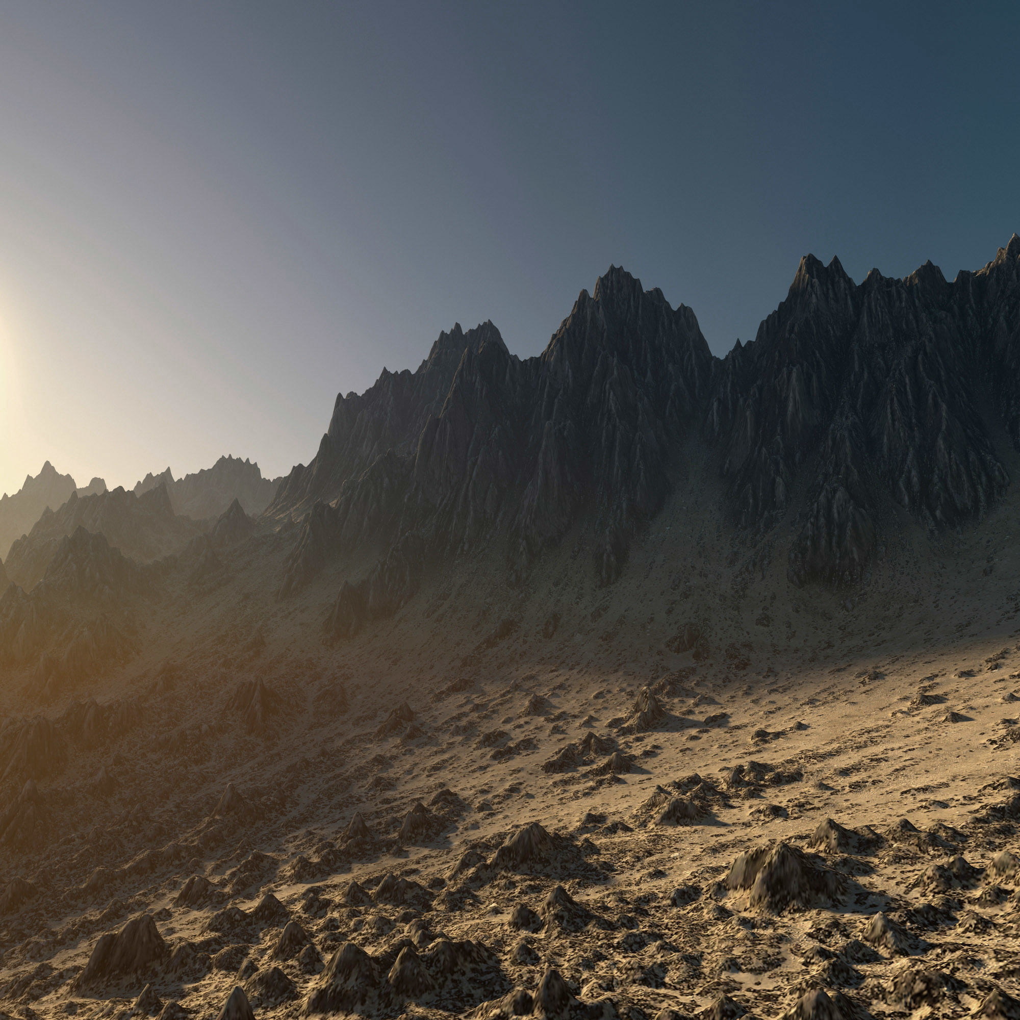 Mountains big n1 3D model | CGTrader