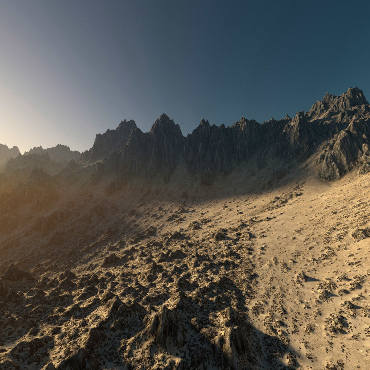 Mountains big n1 3D model | CGTrader
