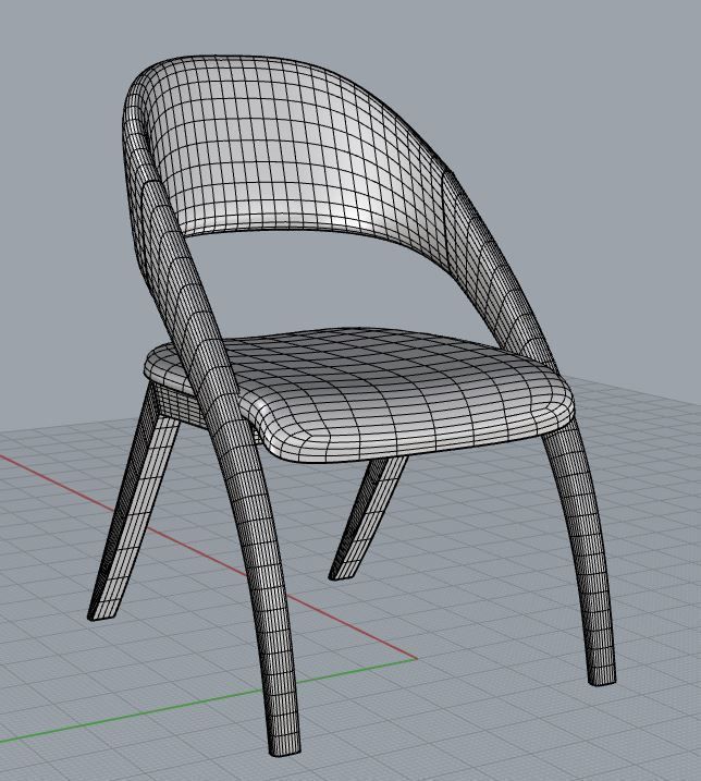 chair modern free 3D model 3D printable | CGTrader