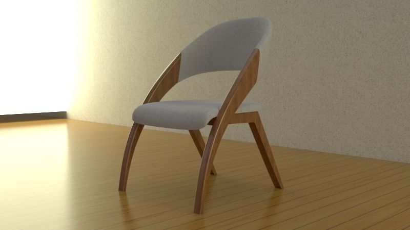 chair modern free 3D model 3D printable | CGTrader
