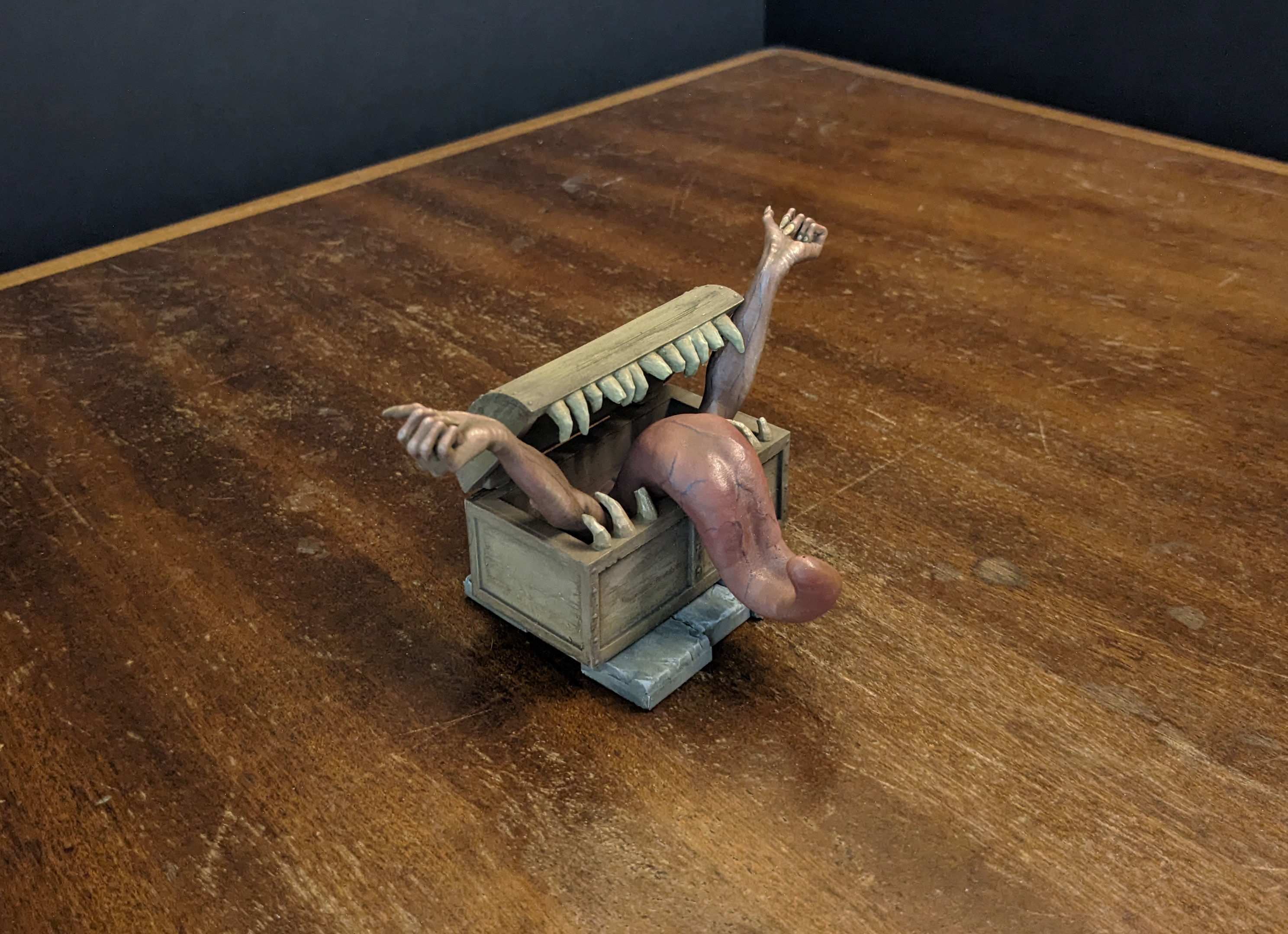 Mimic Dark Souls yawning and standing postures 3D model 3D printable ...