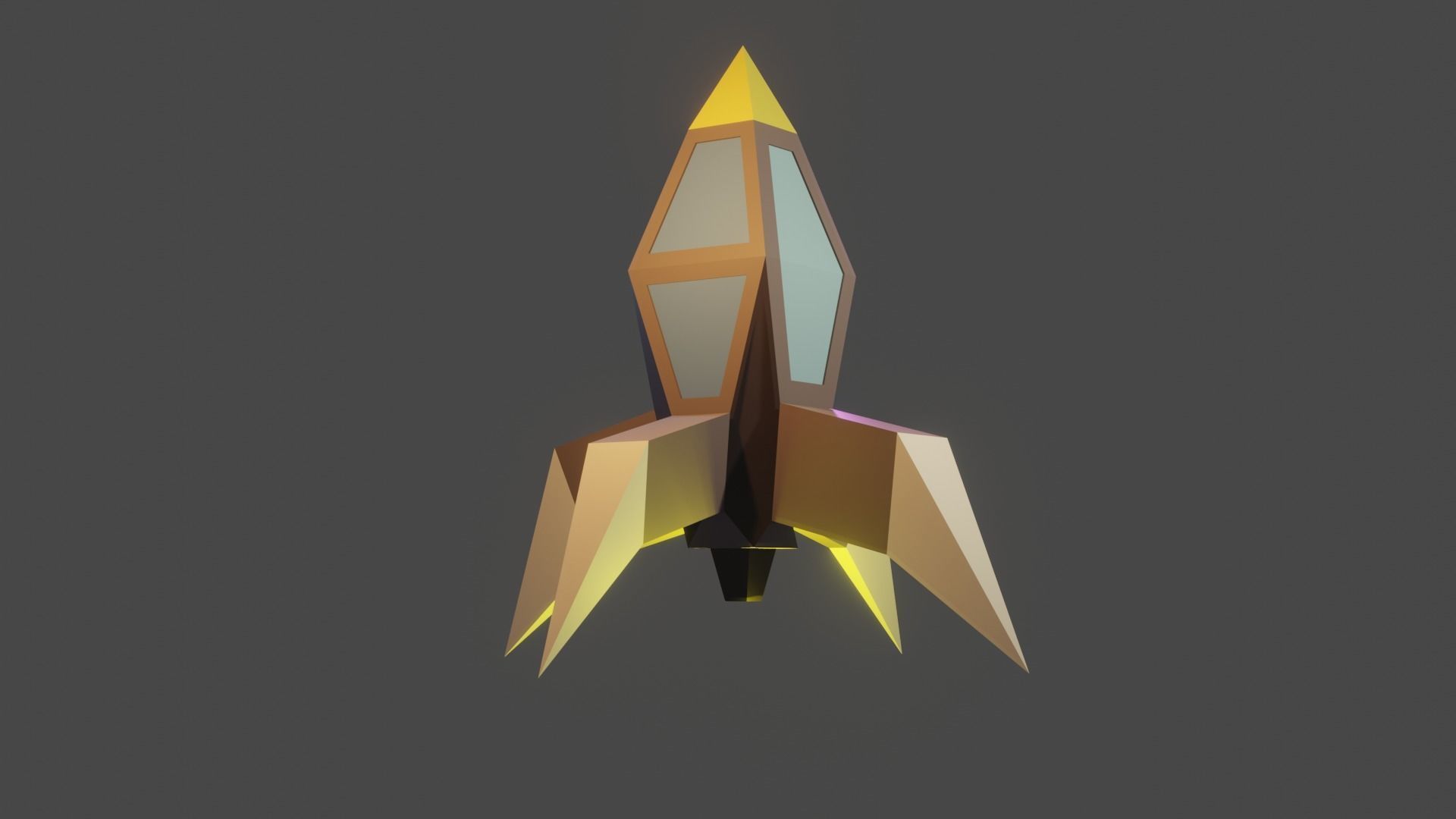 Low poly space rocket for free free VR / AR / low-poly 3D model | CGTrader
