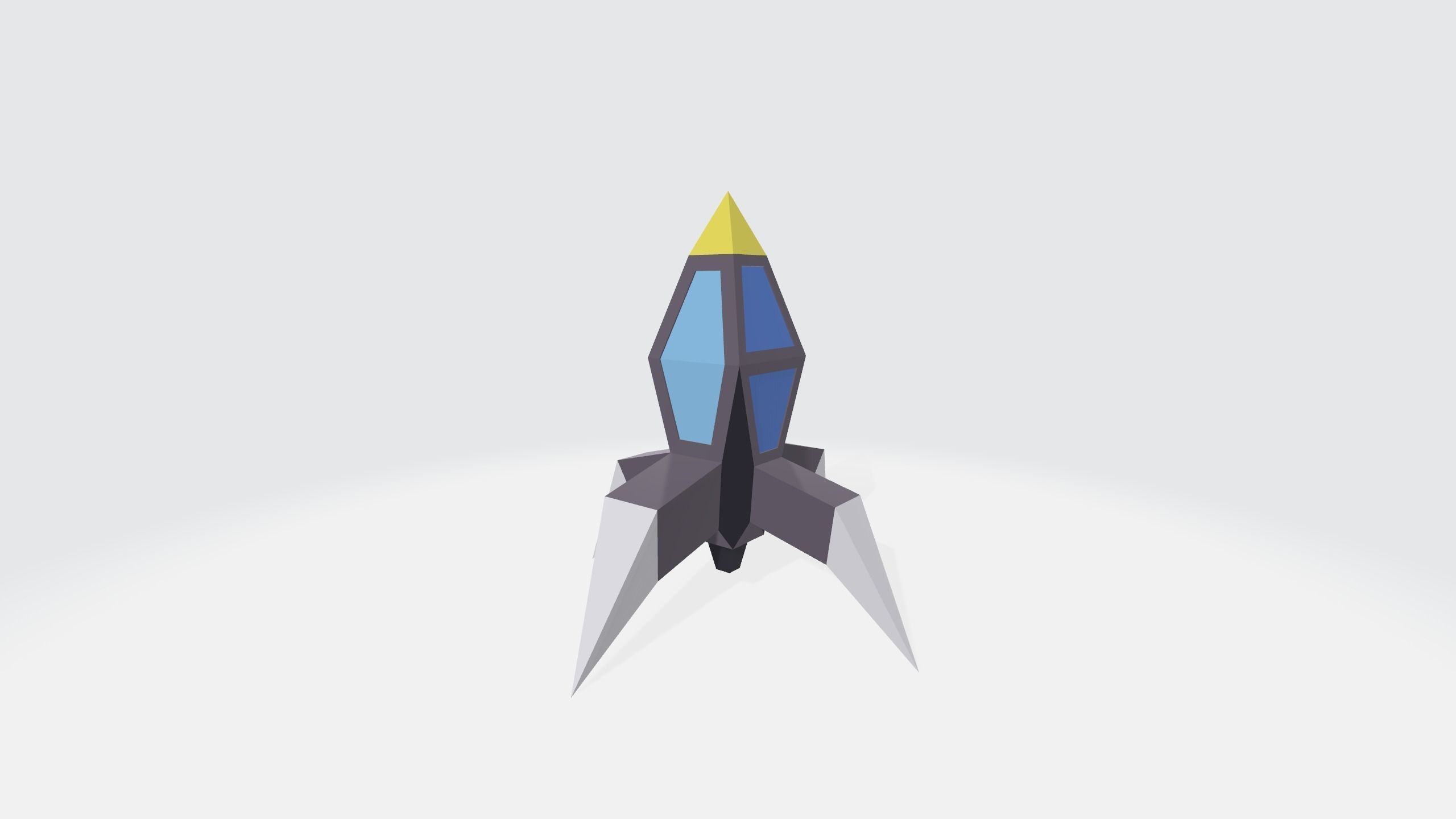 Low poly space rocket for free free VR / AR / low-poly 3D model | CGTrader