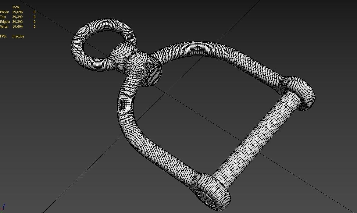 3D model Swivel D-Ring 06 VR / AR / low-poly | CGTrader