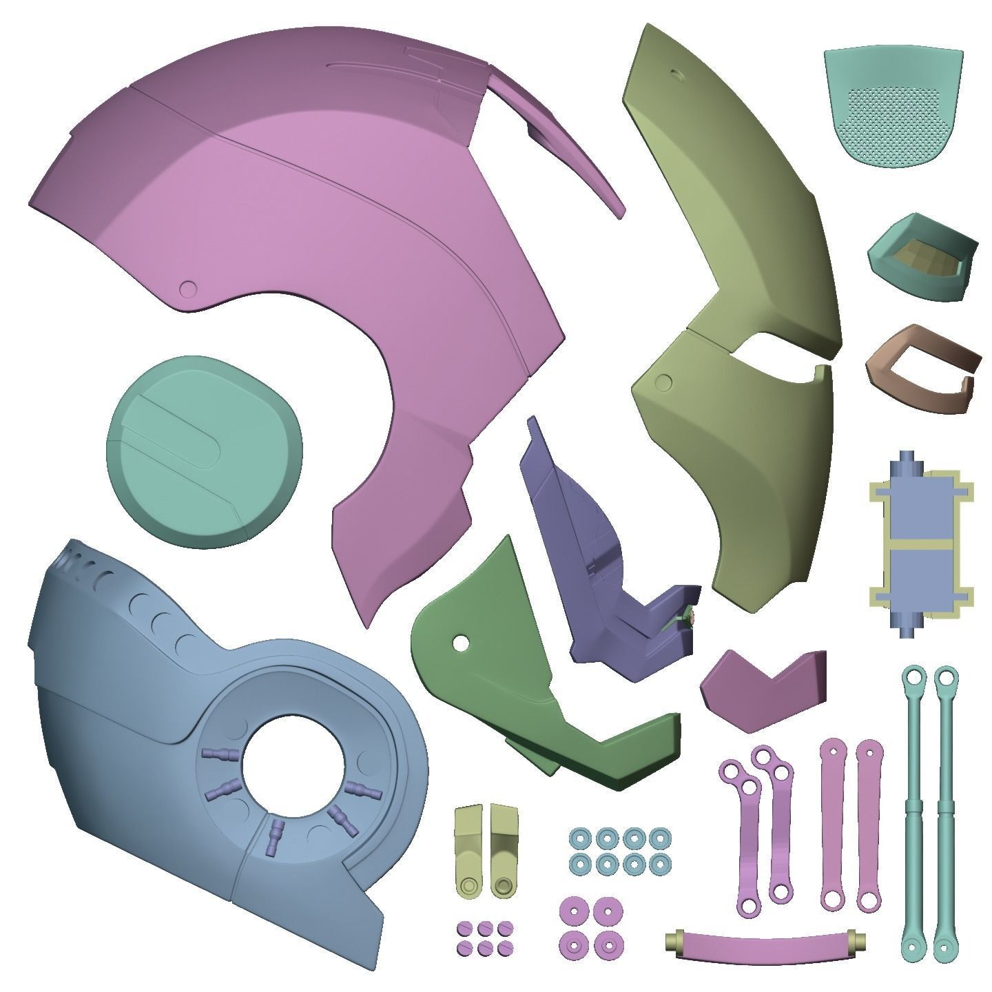 Ironman Mark 45B Helmet 3D Printable Model with Interior Details 3D ...