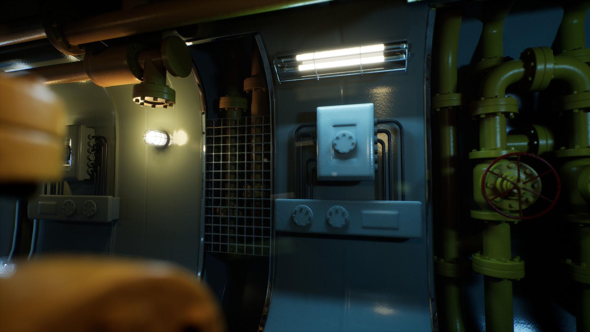 Submarine Ship Interior UE4 3D model | CGTrader