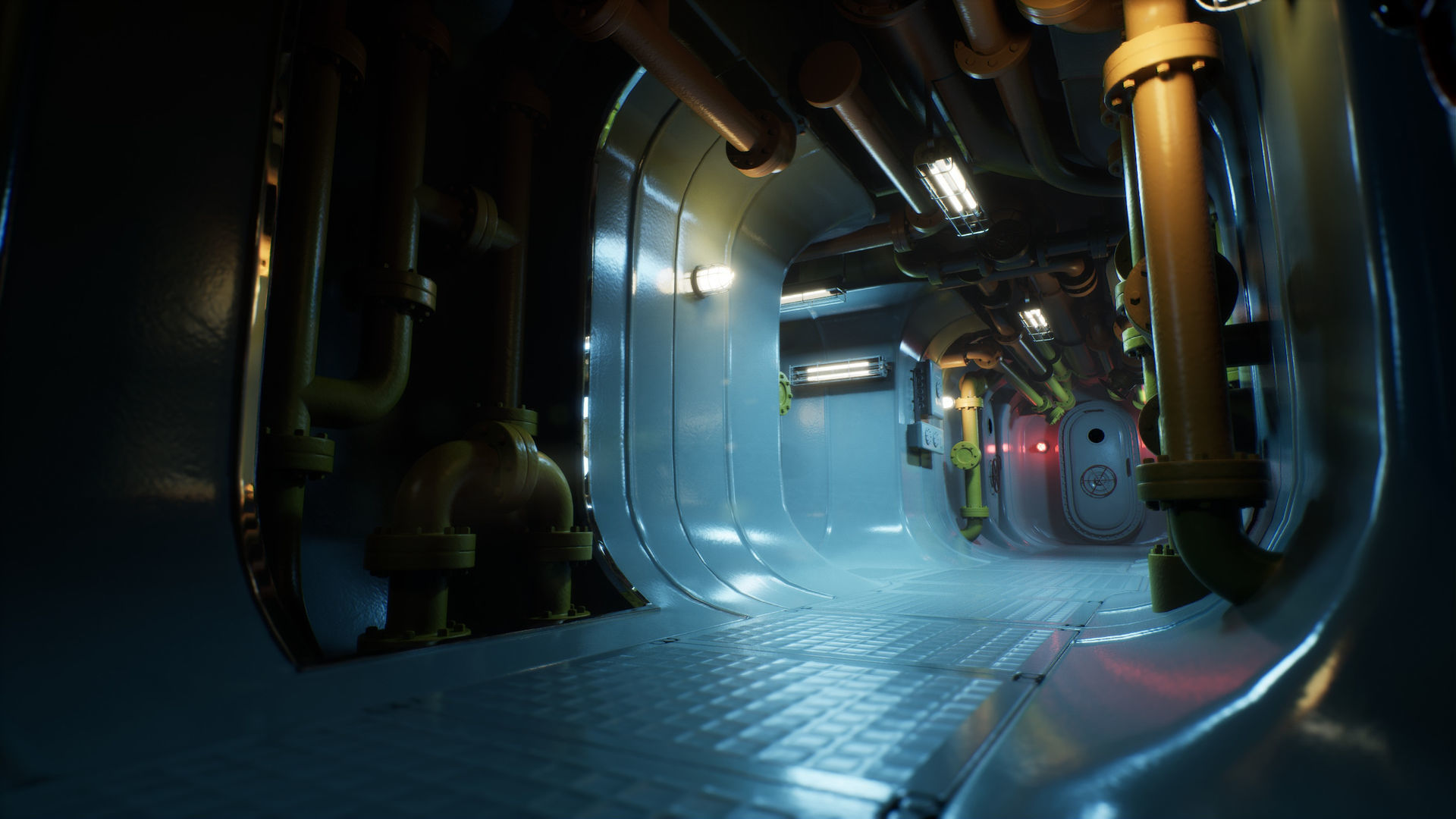Submarine Ship Interior UE4 3D model | CGTrader