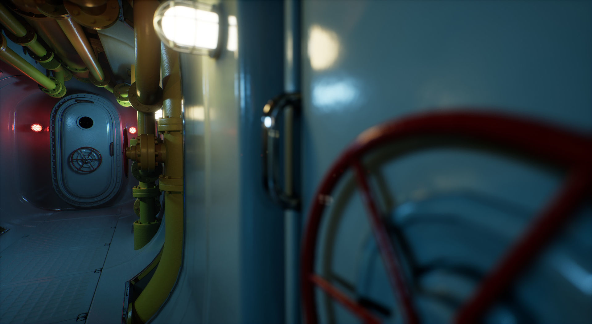 Submarine Ship Interior UE4 3D model | CGTrader
