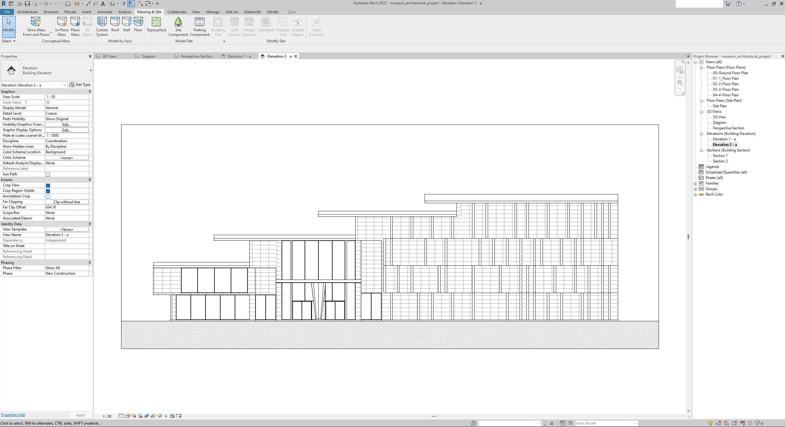 Museum Building Revit Project 3D model | CGTrader