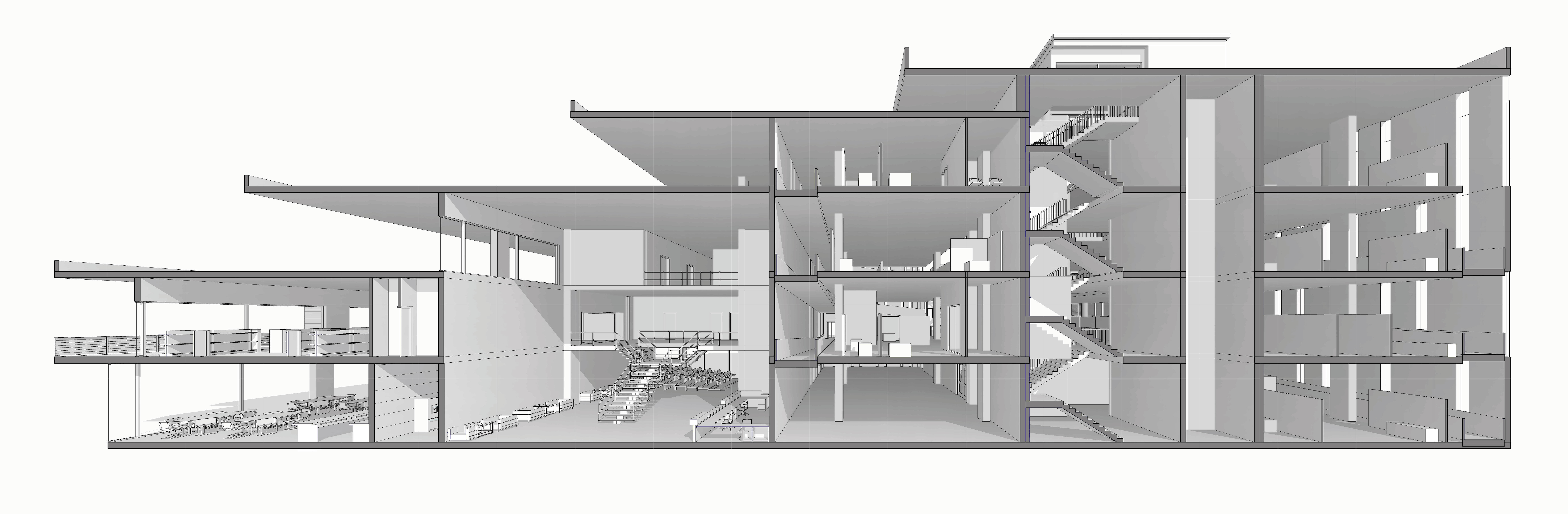 Museum Building Revit Project 3D model | CGTrader