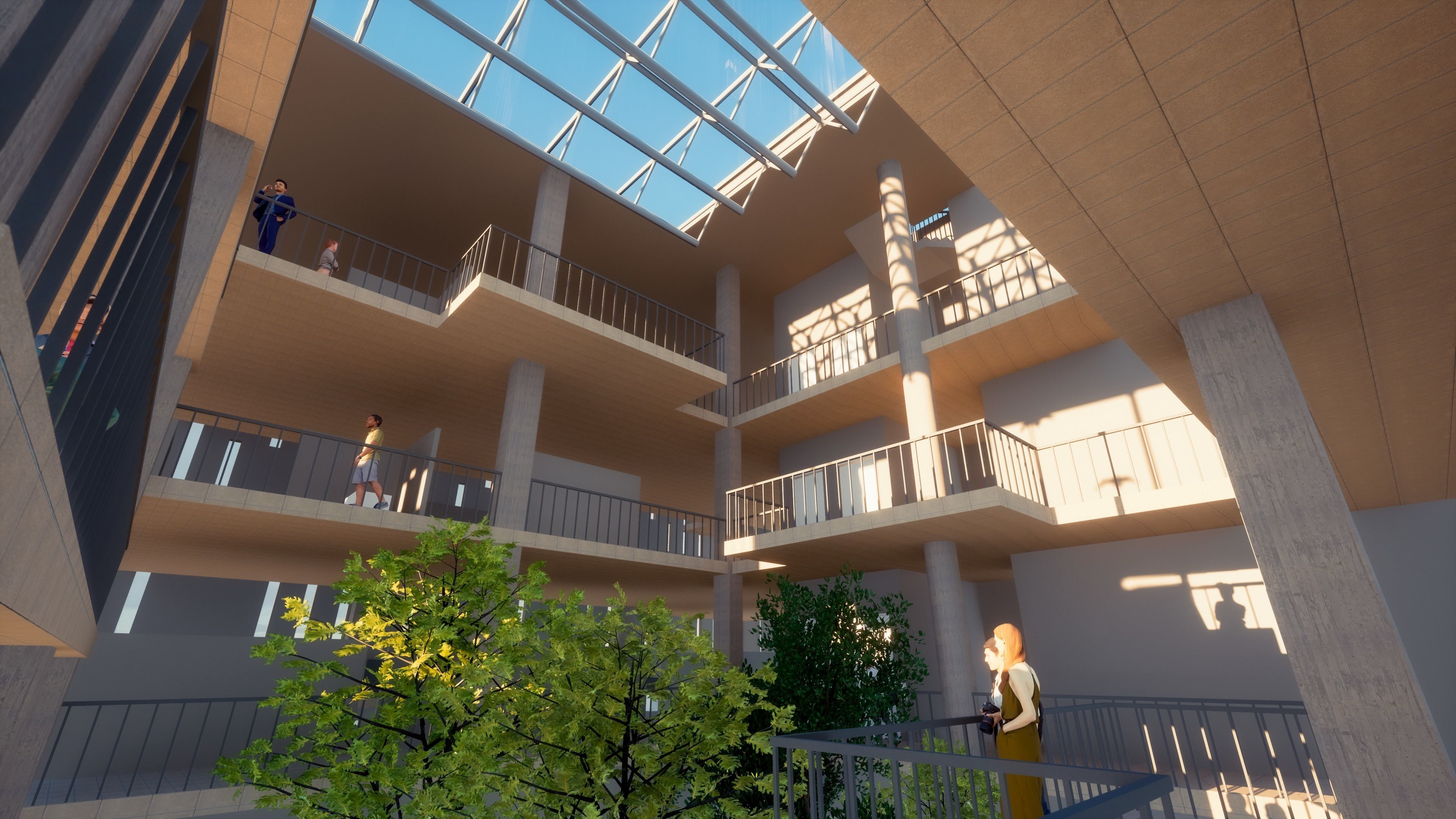 Museum Building Revit Project 3D model | CGTrader