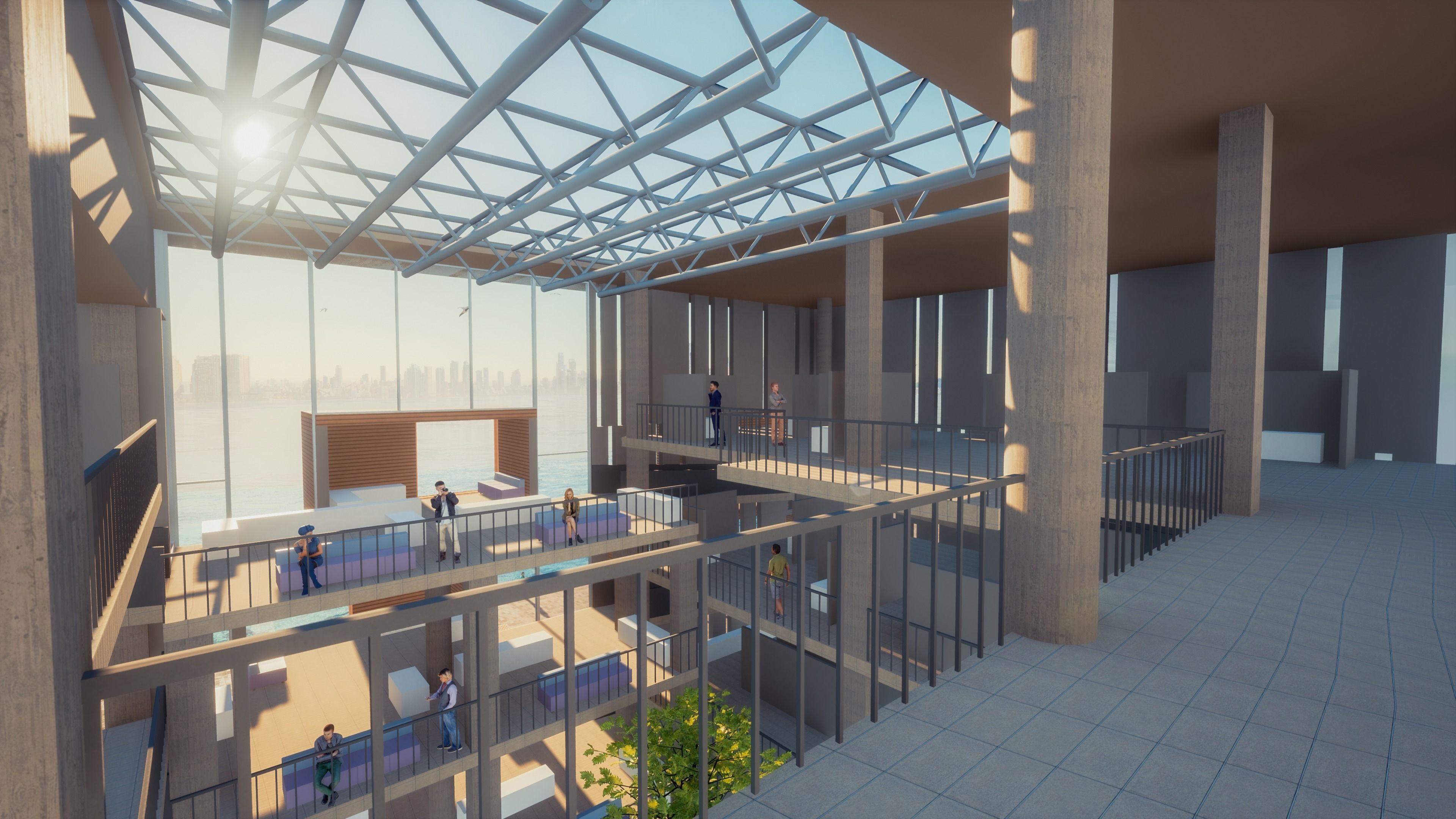 Museum Building Revit Project 3D model | CGTrader