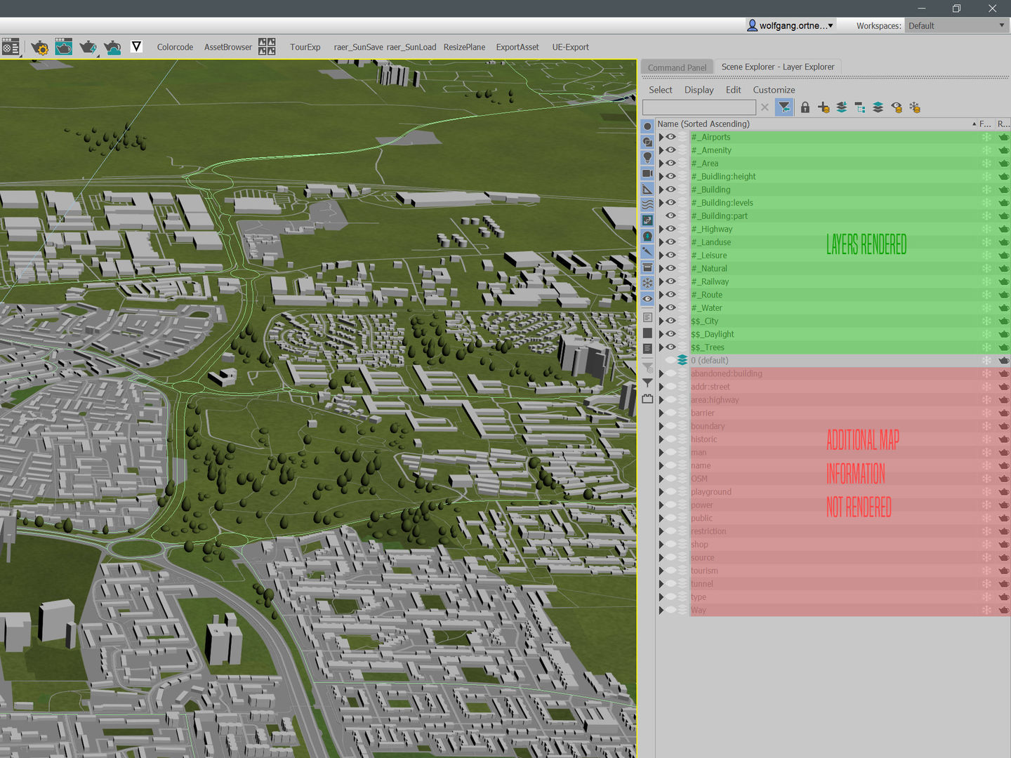 Essex UK 50x50km 3D Area Map 3D model | CGTrader