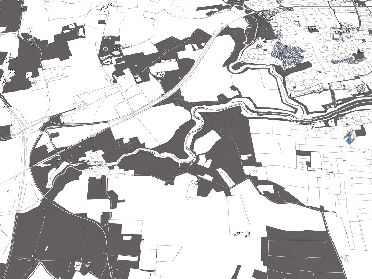 Essex UK 50x50km 3D Area Map 3D model | CGTrader