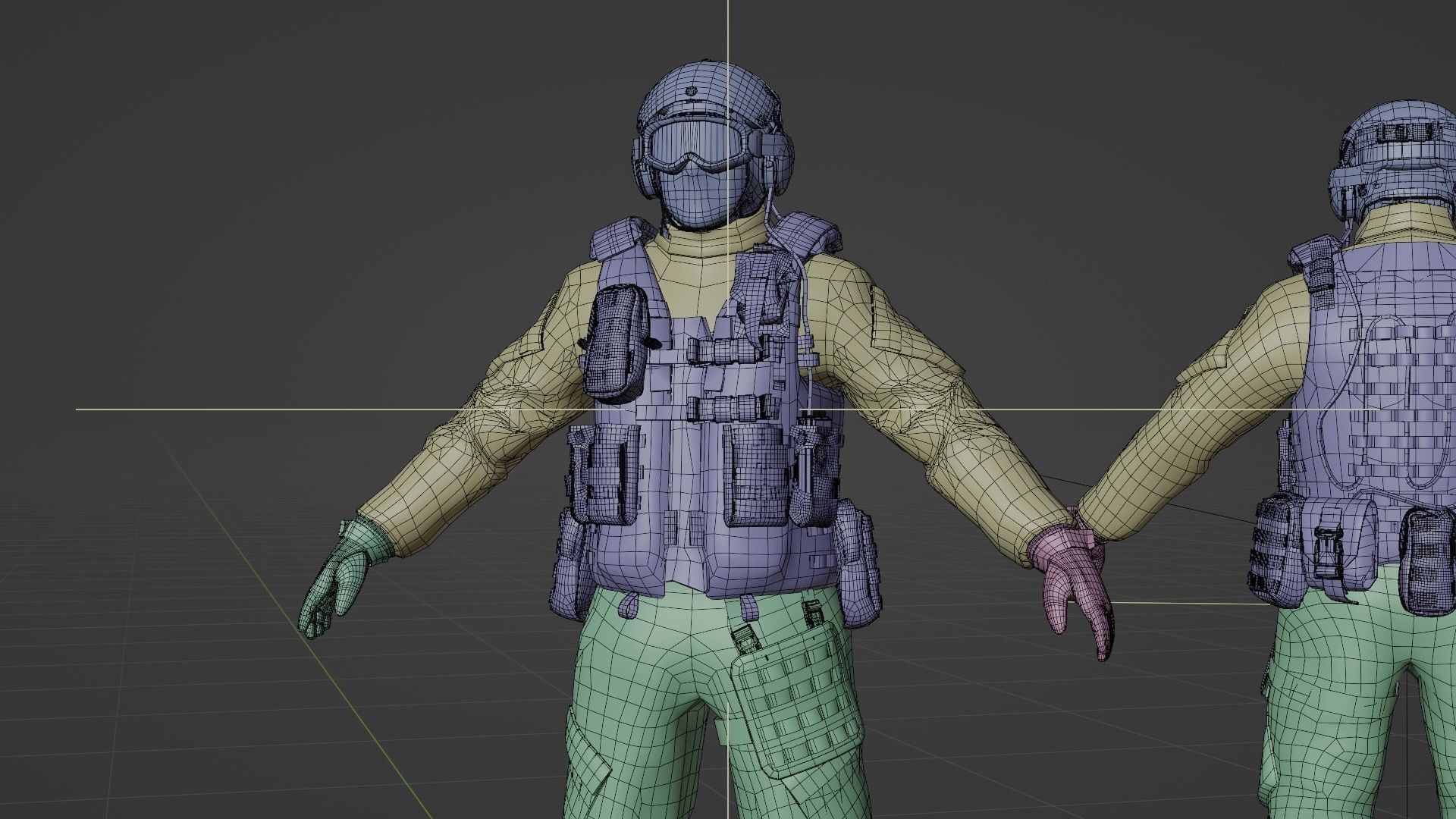 SOLDIER Flight Deck Crew 3D model | CGTrader