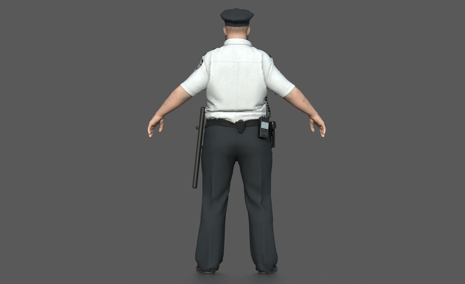 Police Officer 2 3D model | CGTrader
