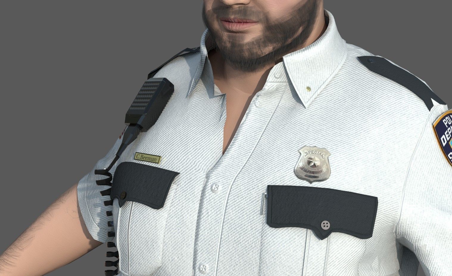 Police Officer 2 3D model | CGTrader