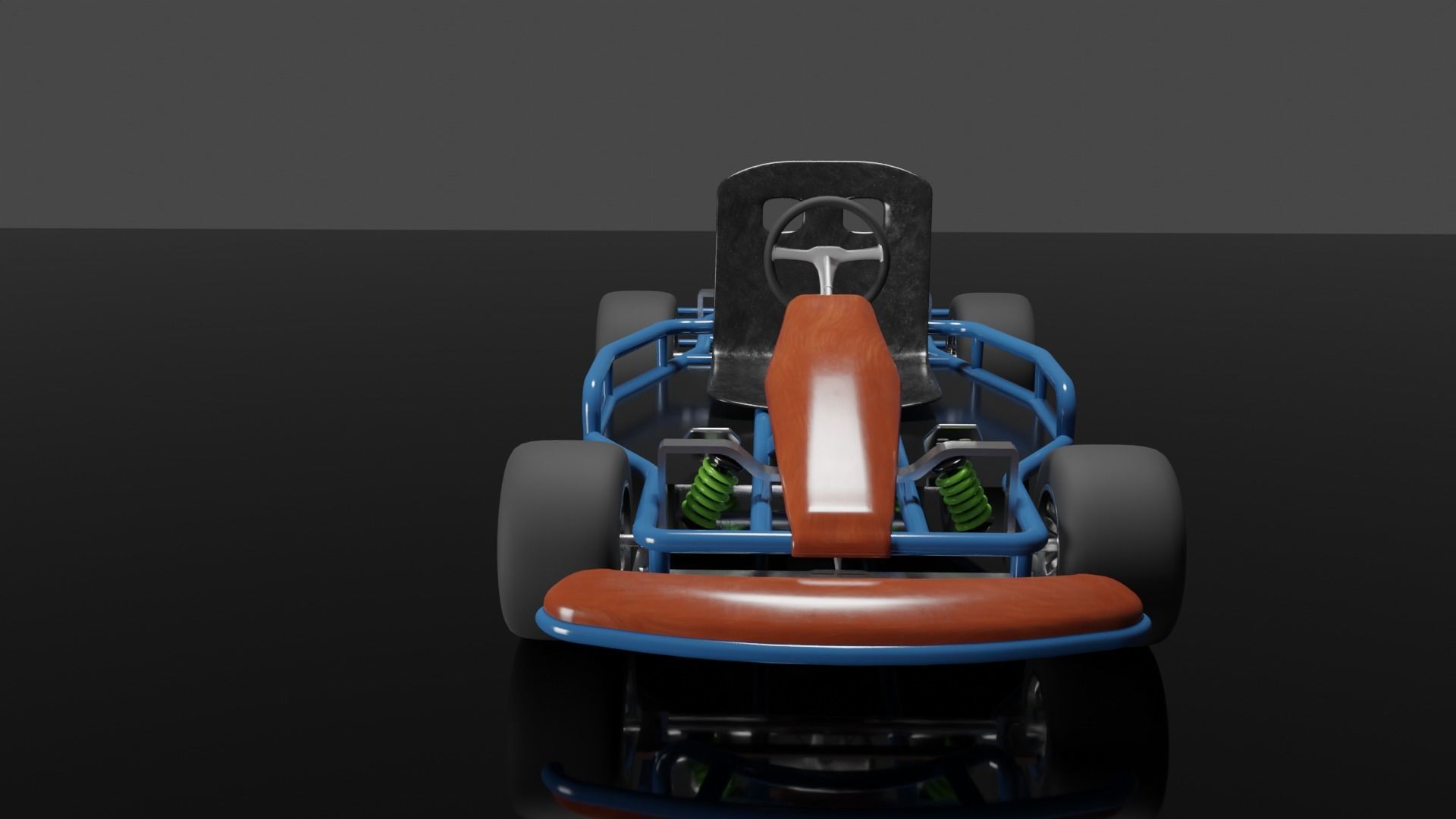 3D model Gokart go kart VR / AR / low-poly | CGTrader