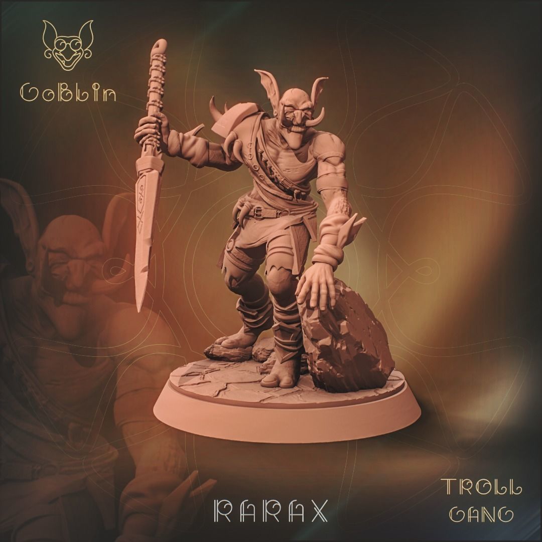 Troll Rarax - Troll Gang 3D model 3D printable | CGTrader