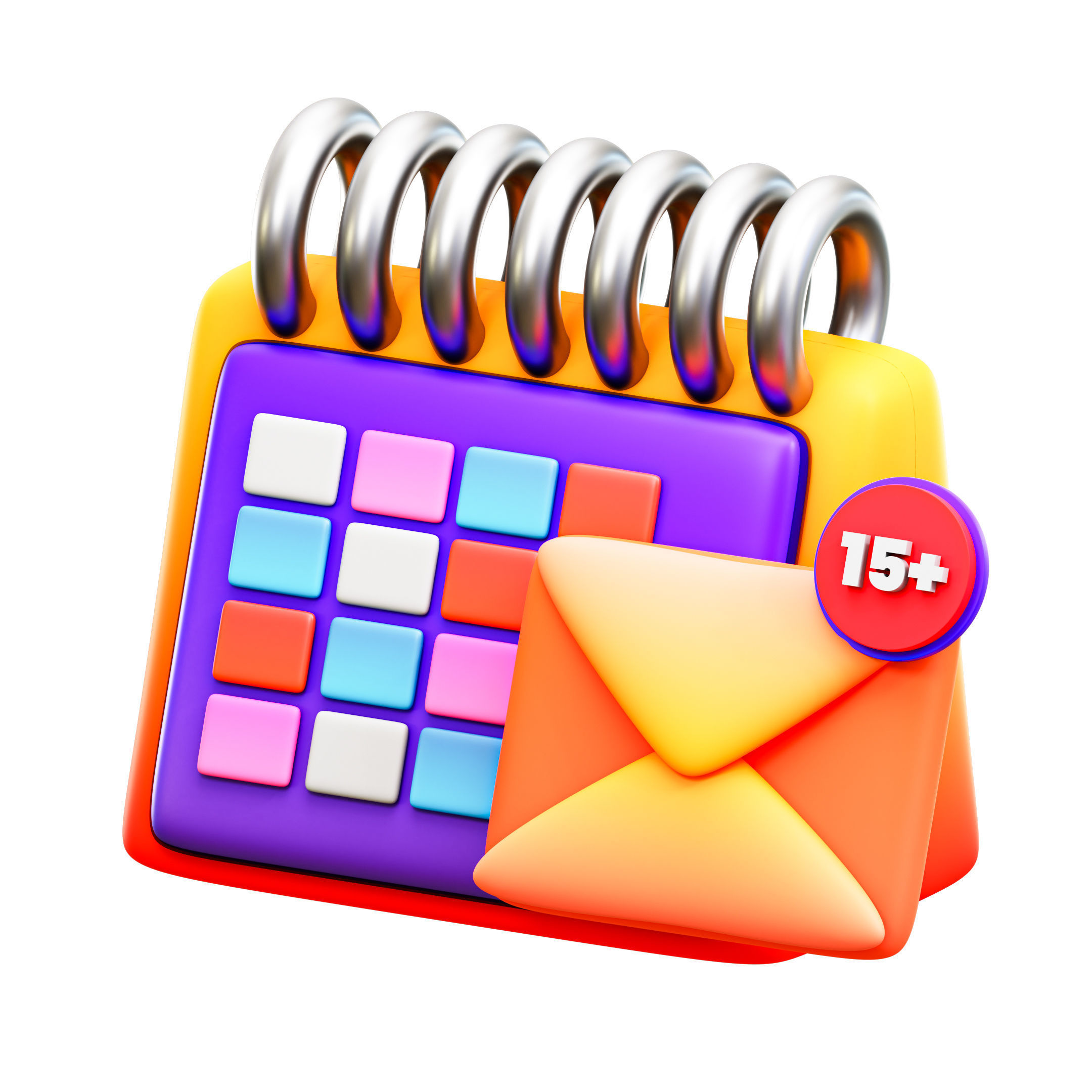 3D model Reminder calendar icon for mac os x VR / AR / low-poly | CGTrader