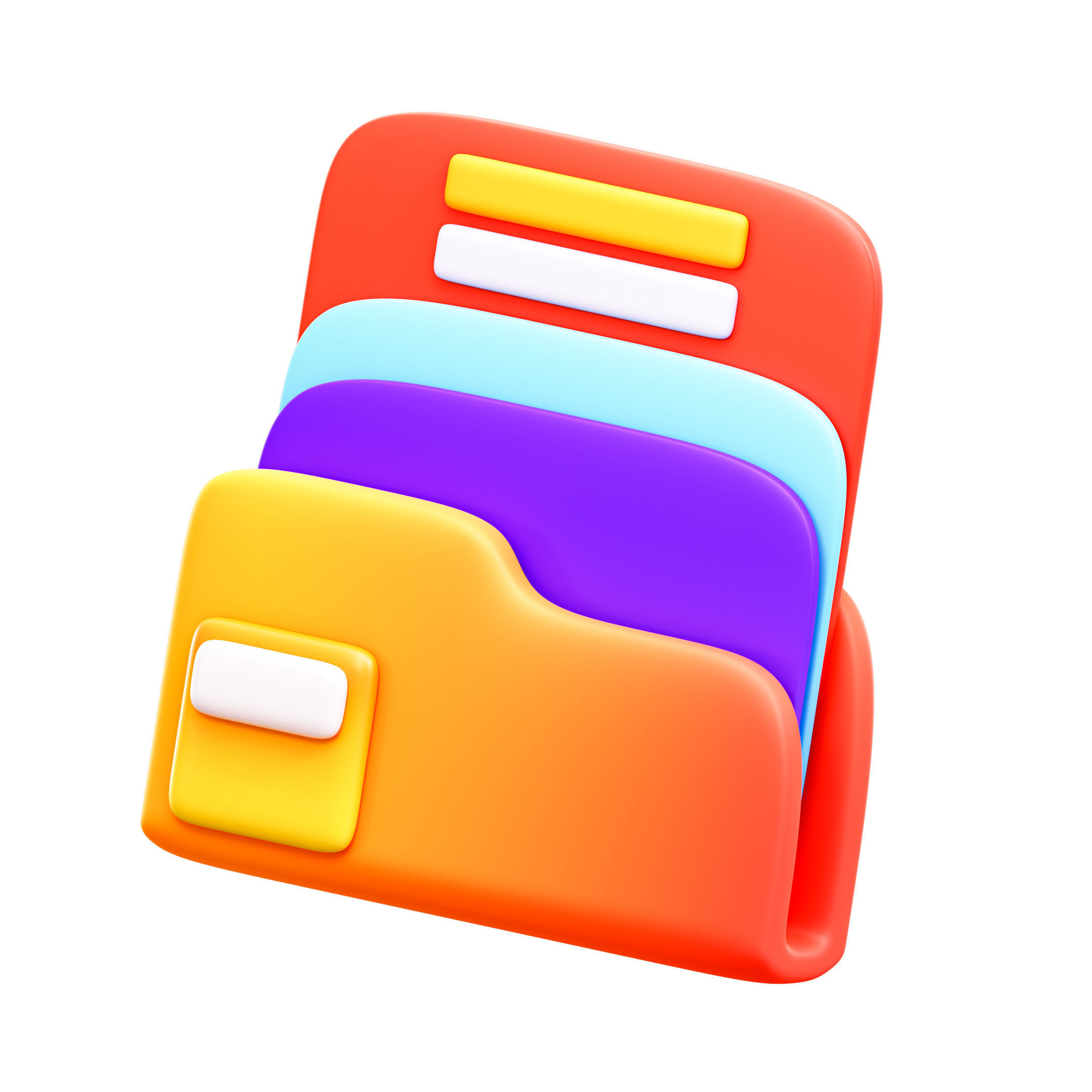 3D model Folder ios file icon VR / AR / low-poly | CGTrader