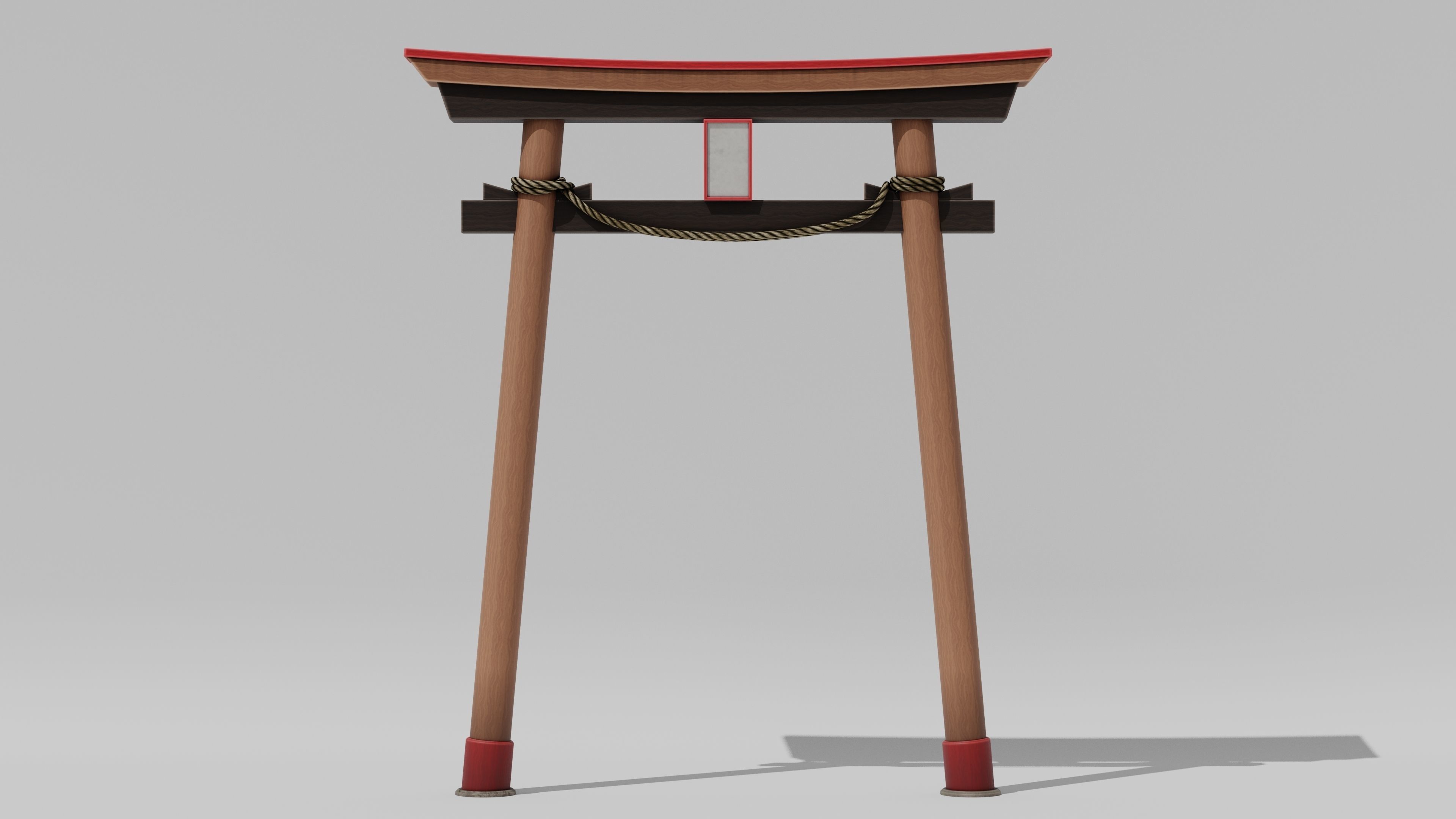 3D model Japanese Furniture Kit - Torii Gate VR / AR / low-poly | CGTrader