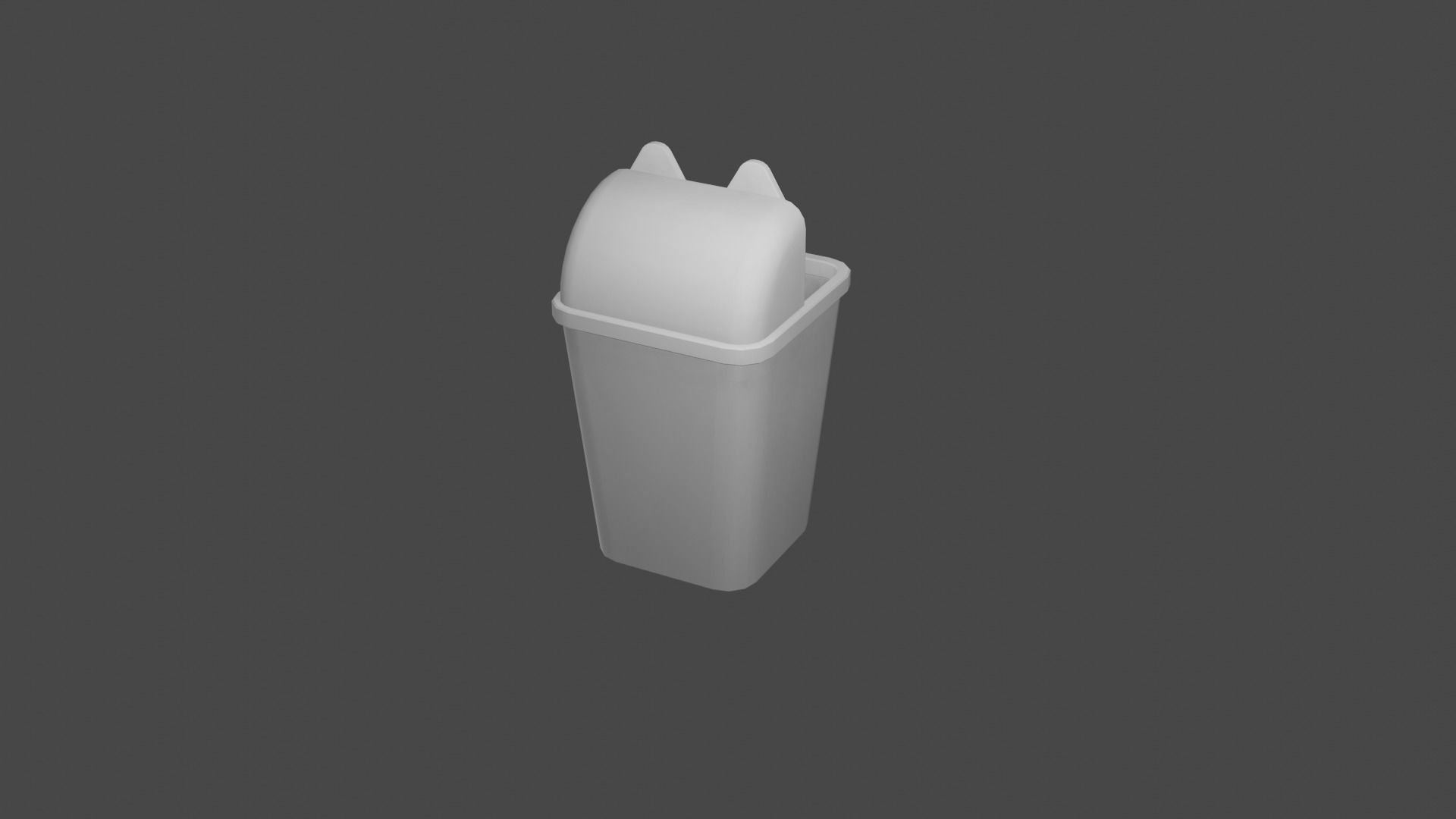 Mini trash can free 3D model | CGTrader