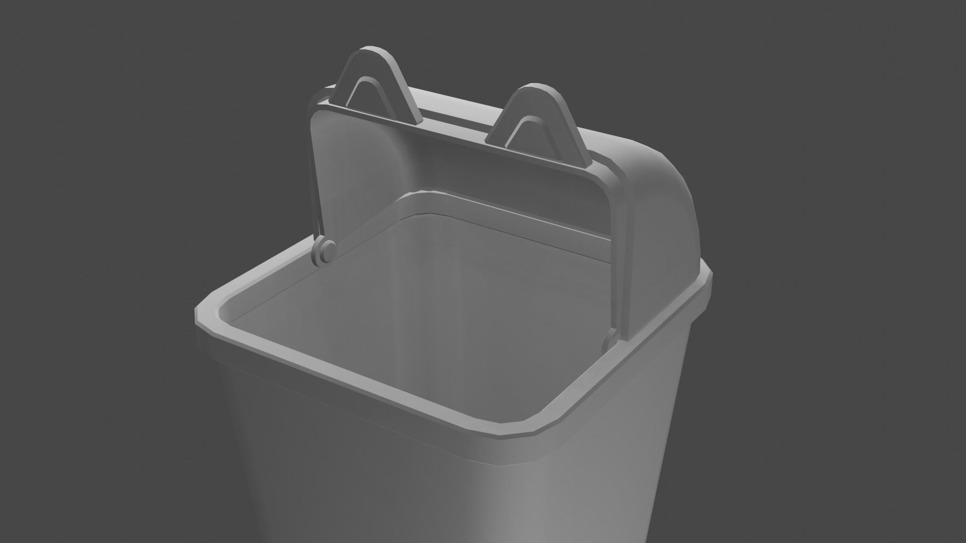 Mini trash can free 3D model | CGTrader