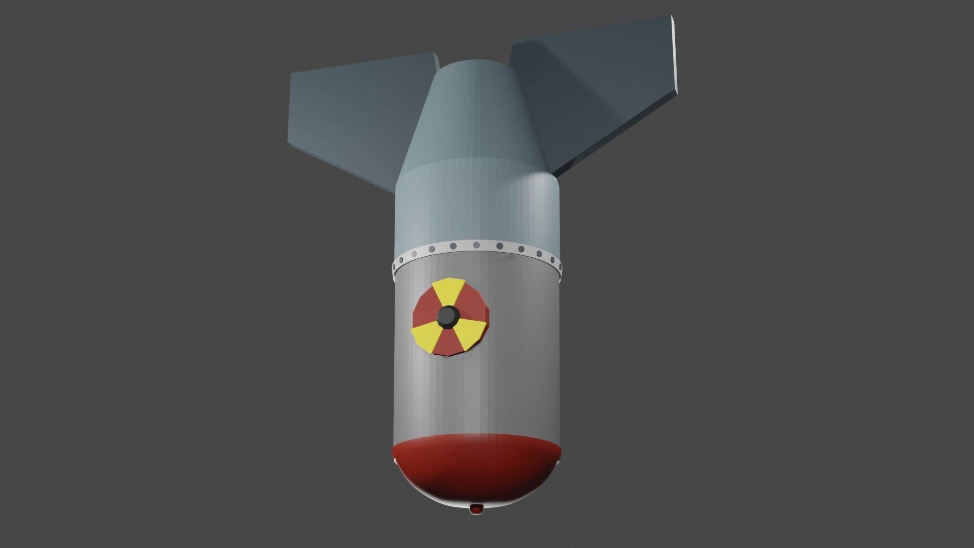 3D model Nuclear bomb missile VR / AR / low-poly | CGTrader