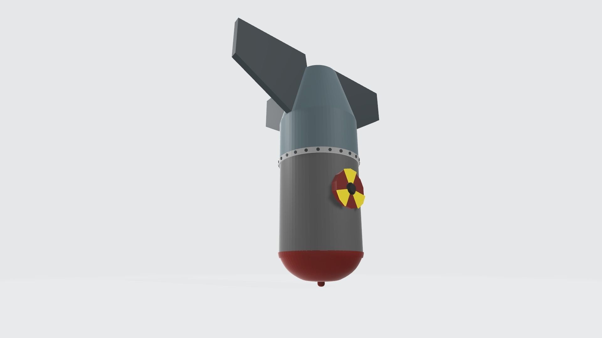 3D model Nuclear bomb missile VR / AR / low-poly | CGTrader