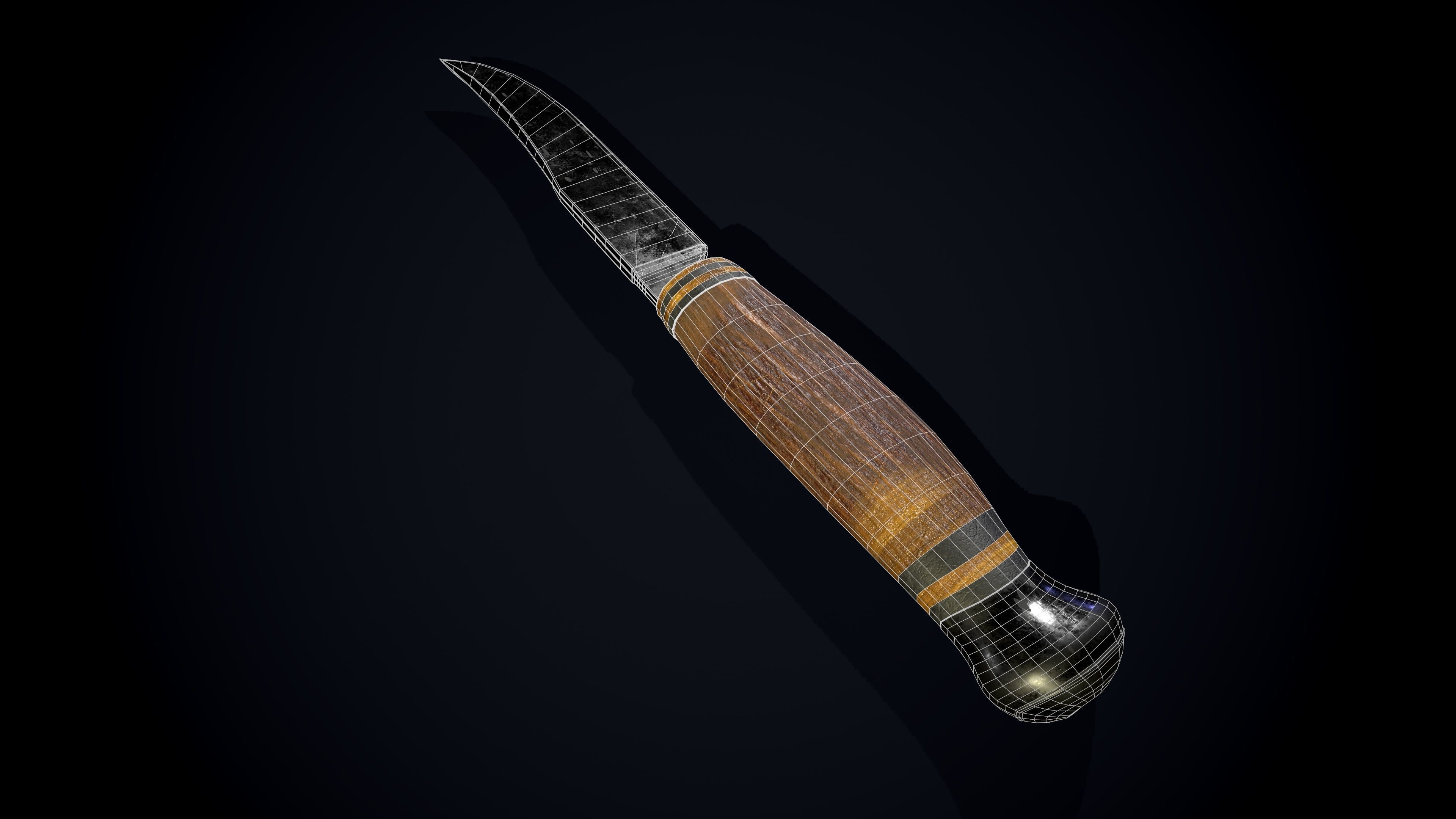 3D model Assissans Dragger Game Prop VR / AR / low-poly | CGTrader