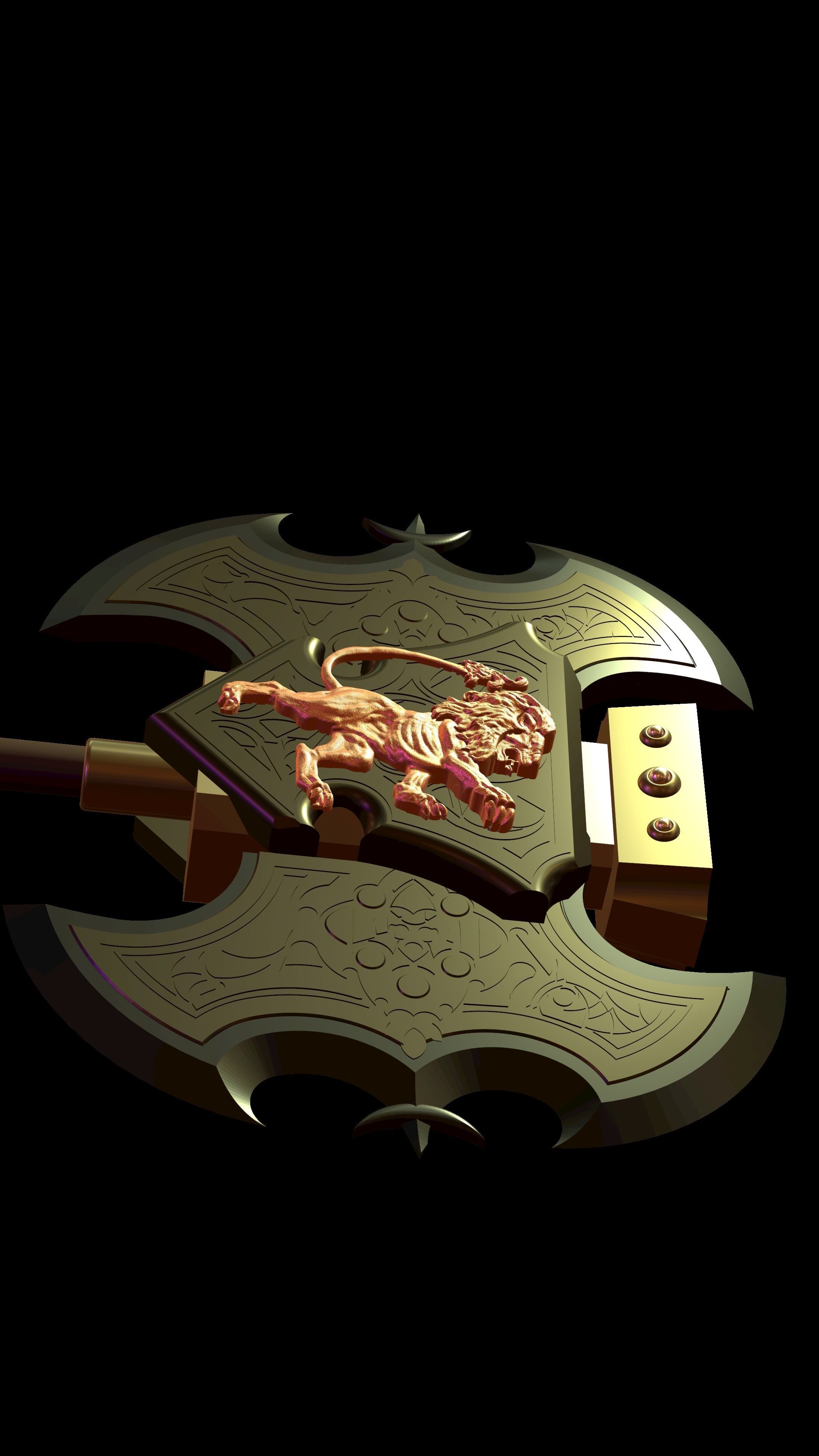 Axe of Godrick from Elden Ring 3D model 3D printable | CGTrader