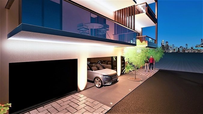 6-storey building with 2 maisonettes free 3D model | CGTrader