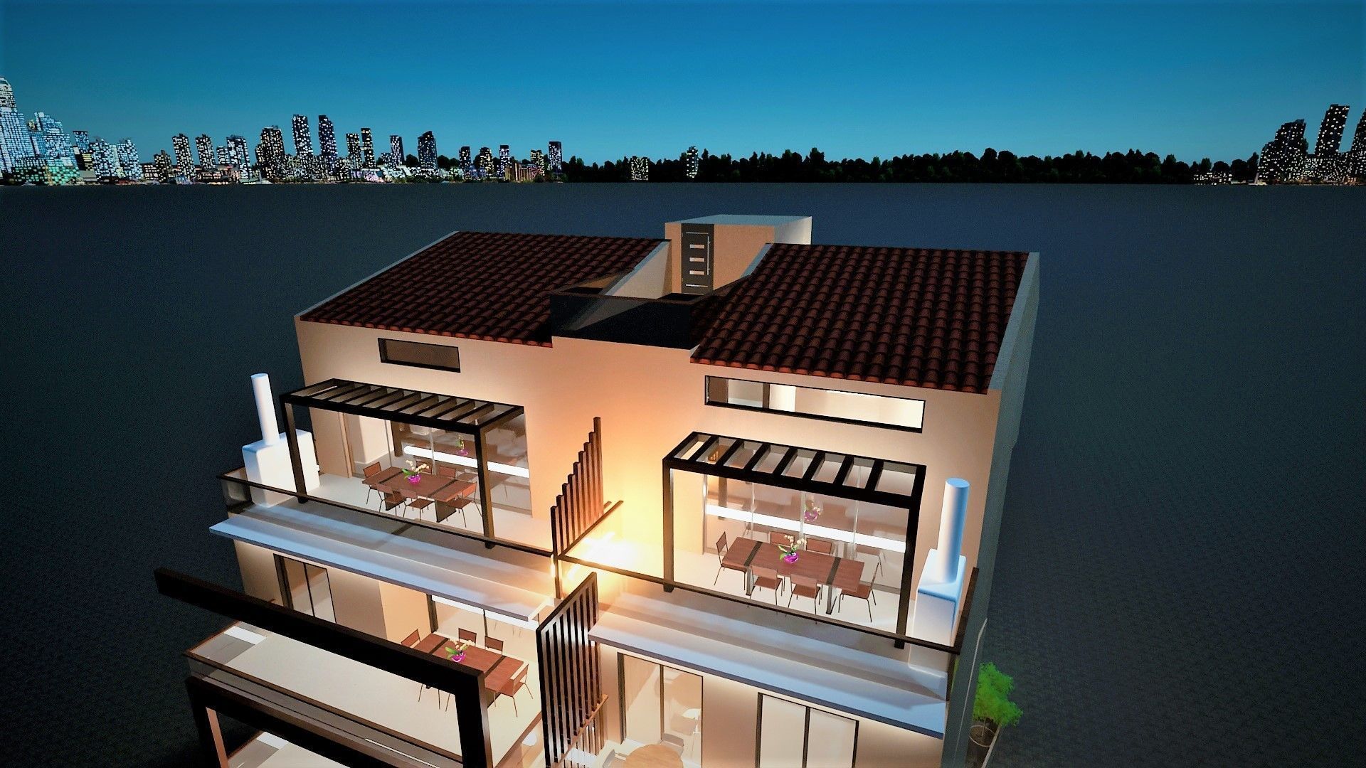 6-storey building with 2 maisonettes free 3D model | CGTrader