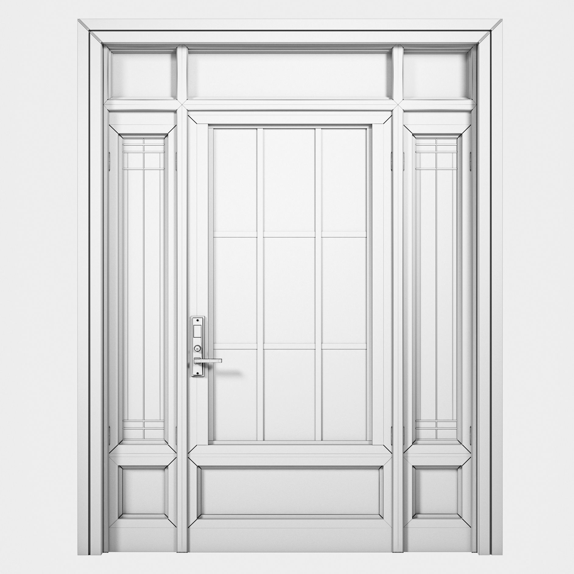 Classic Door Collection 01 3d Model Cgtrader