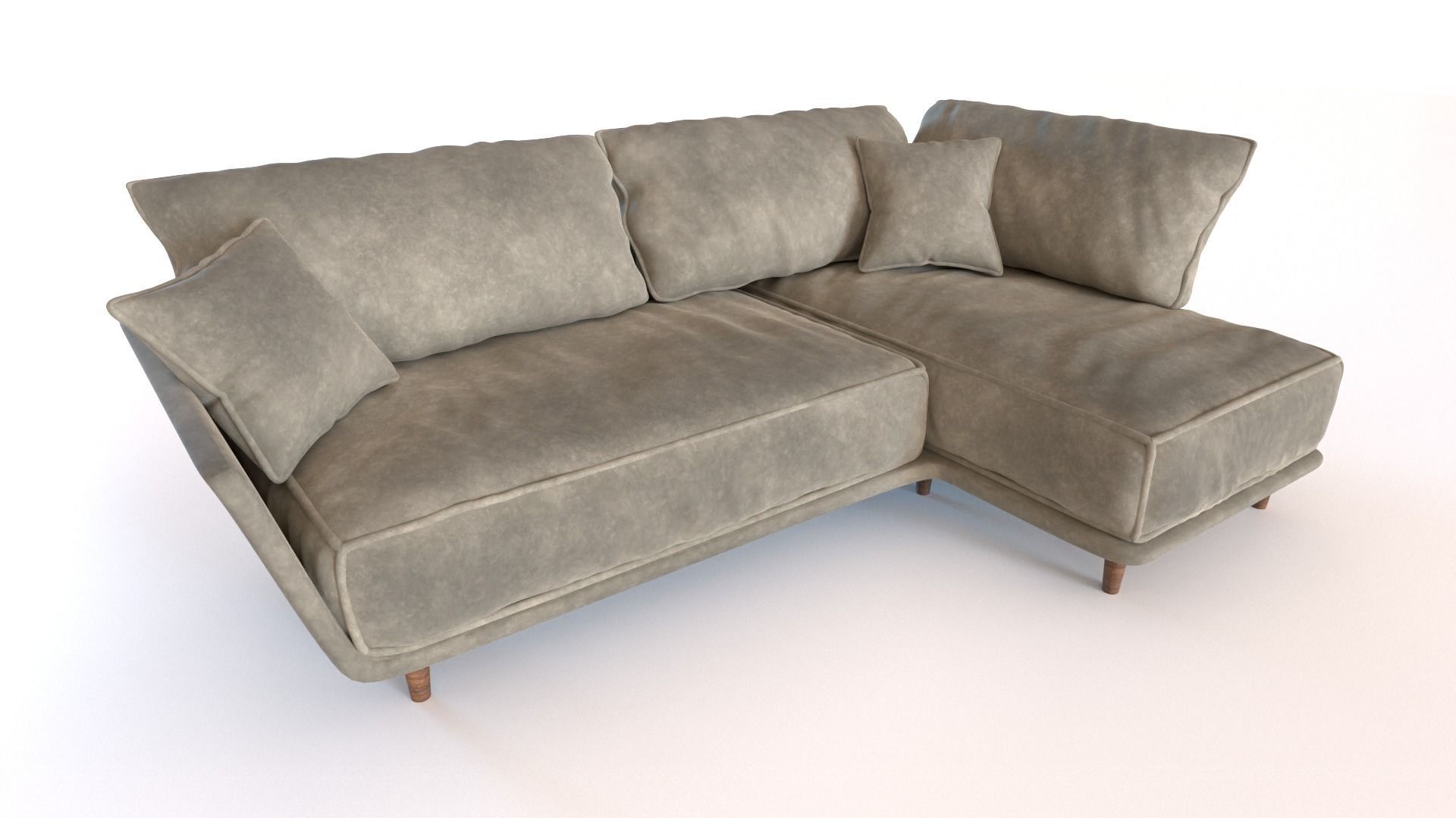 sofa couch free 3D model | CGTrader