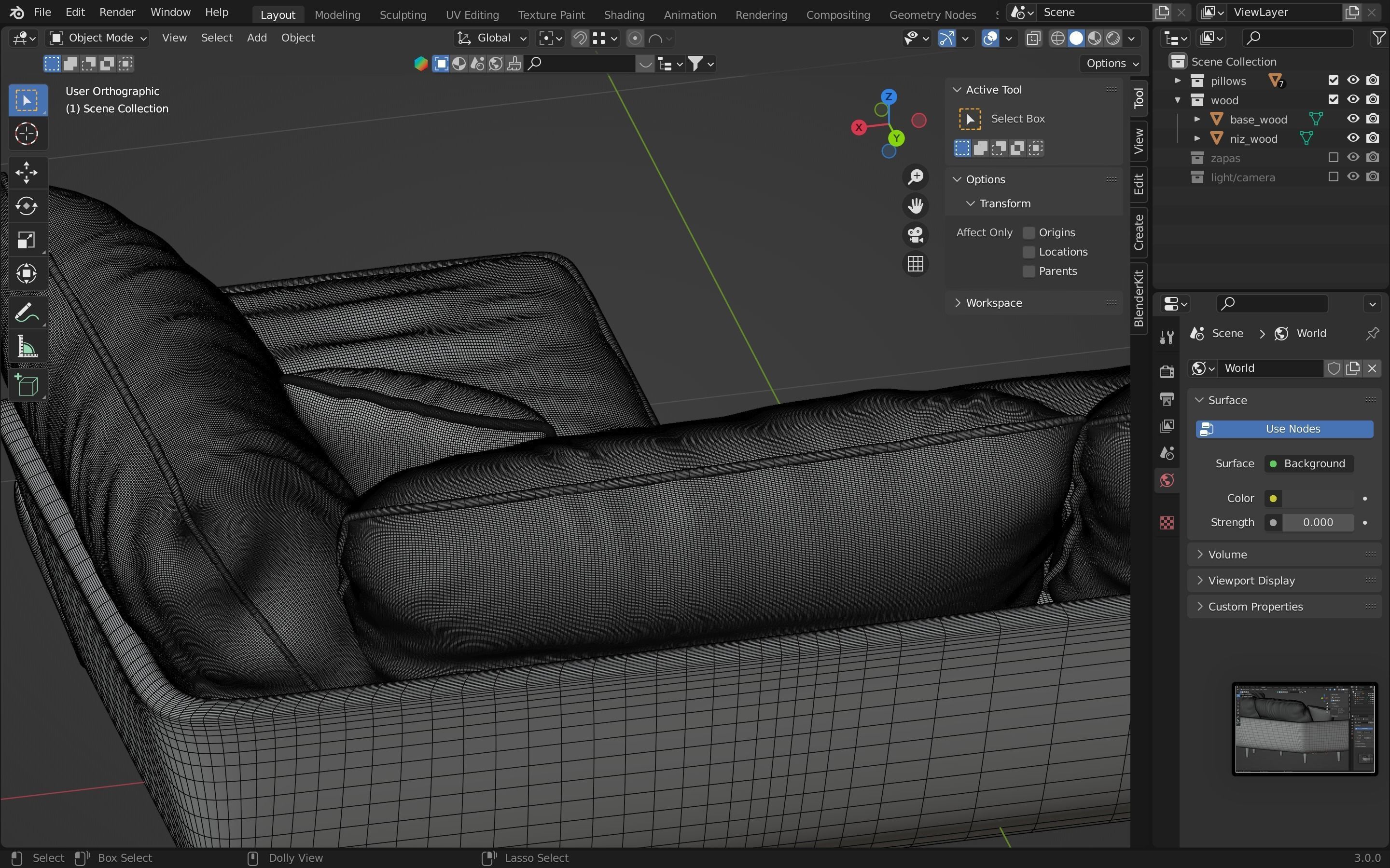sofa couch free 3D model | CGTrader