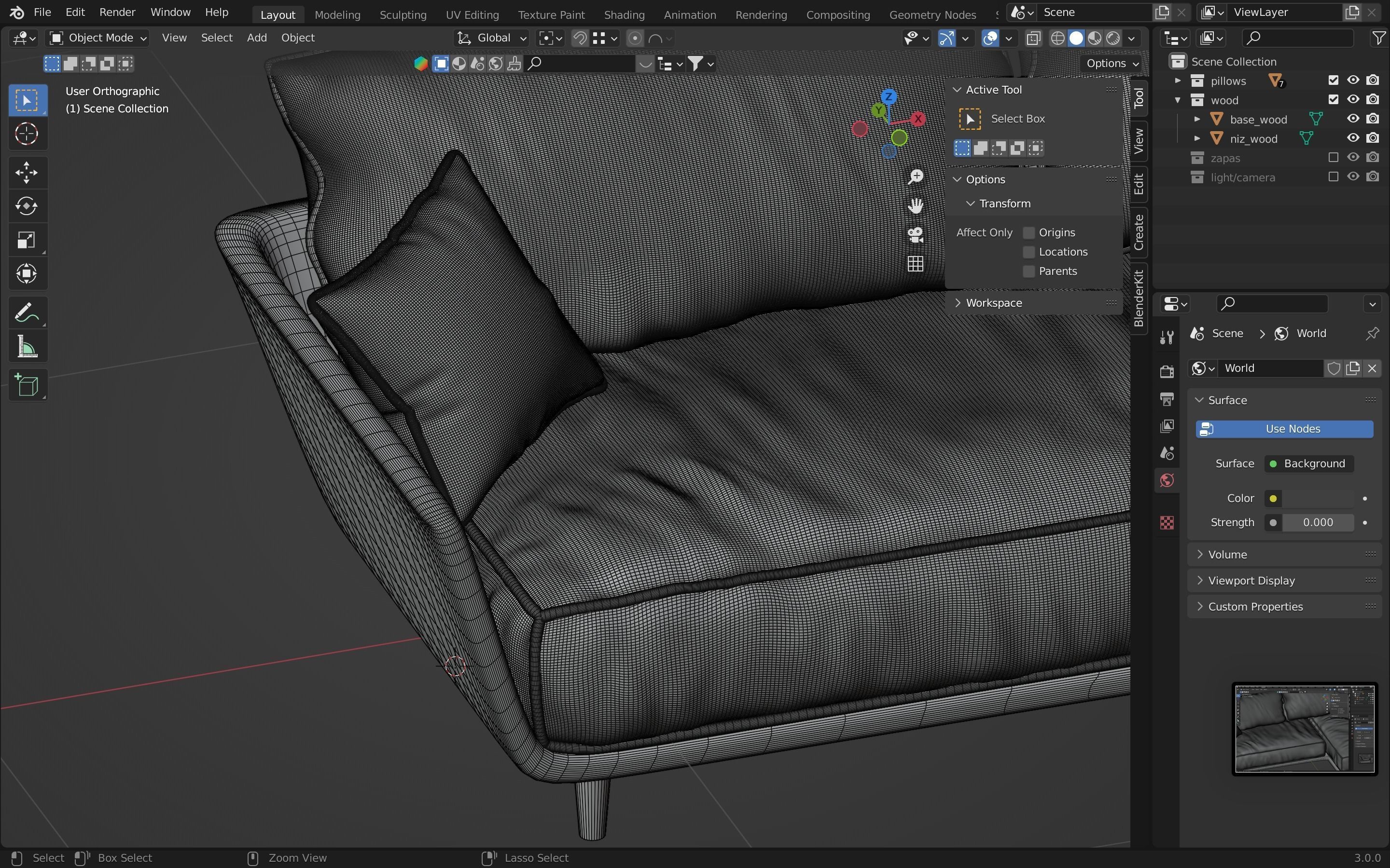sofa couch free 3D model | CGTrader