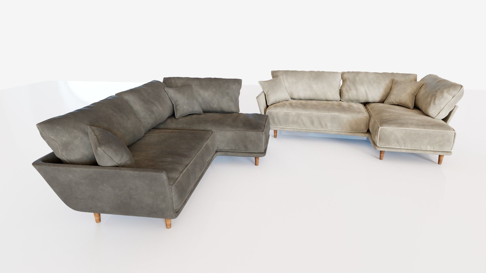 sofa couch free 3D model | CGTrader