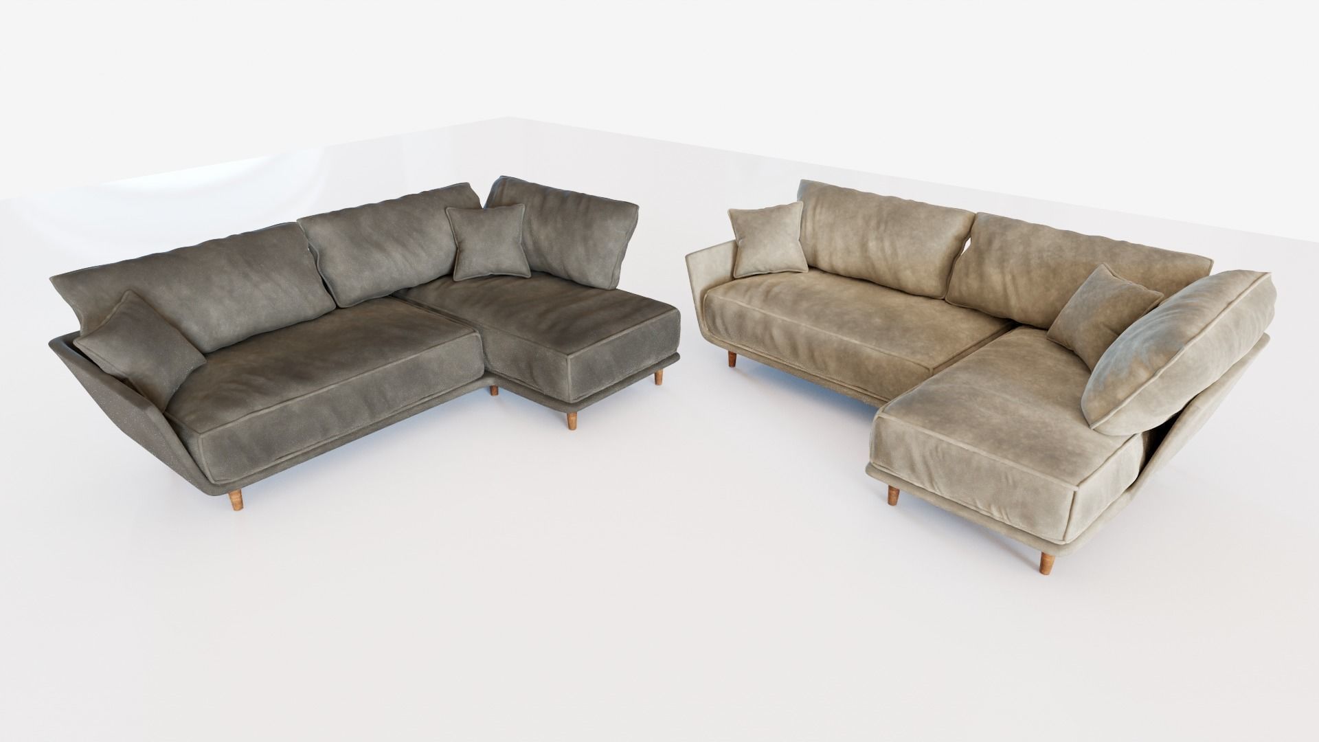 sofa couch free 3D model | CGTrader