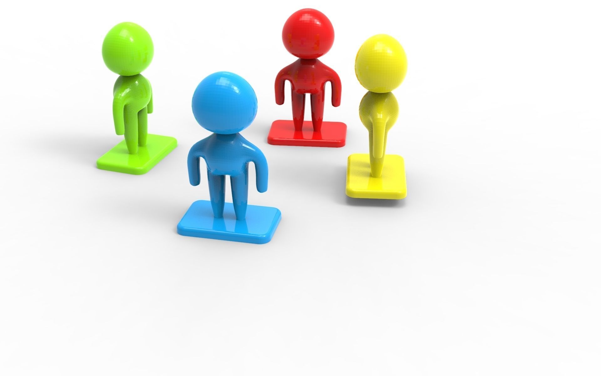 Character Paper Weight 3D model 3D printable | CGTrader