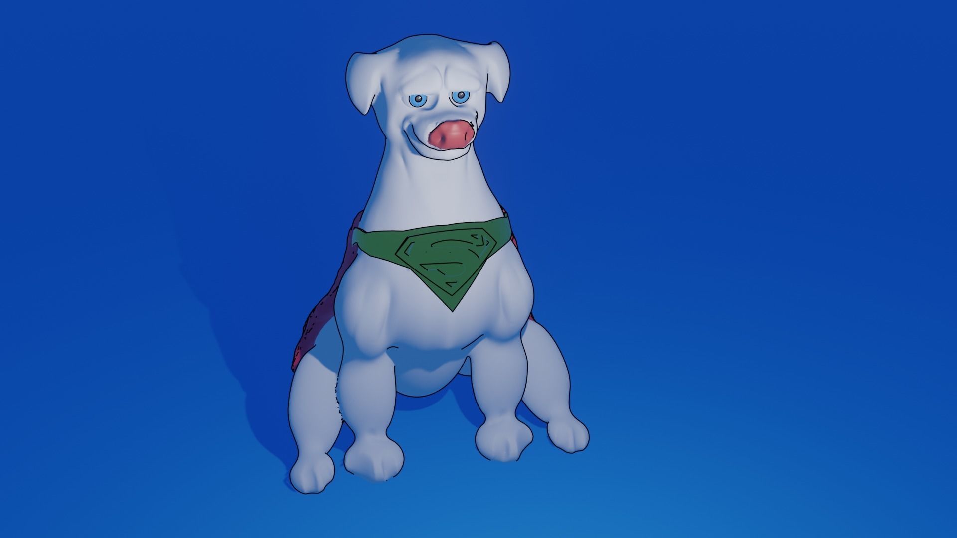 Krypto the Superdog - 3d print ready free 3D model 3D printable | CGTrader