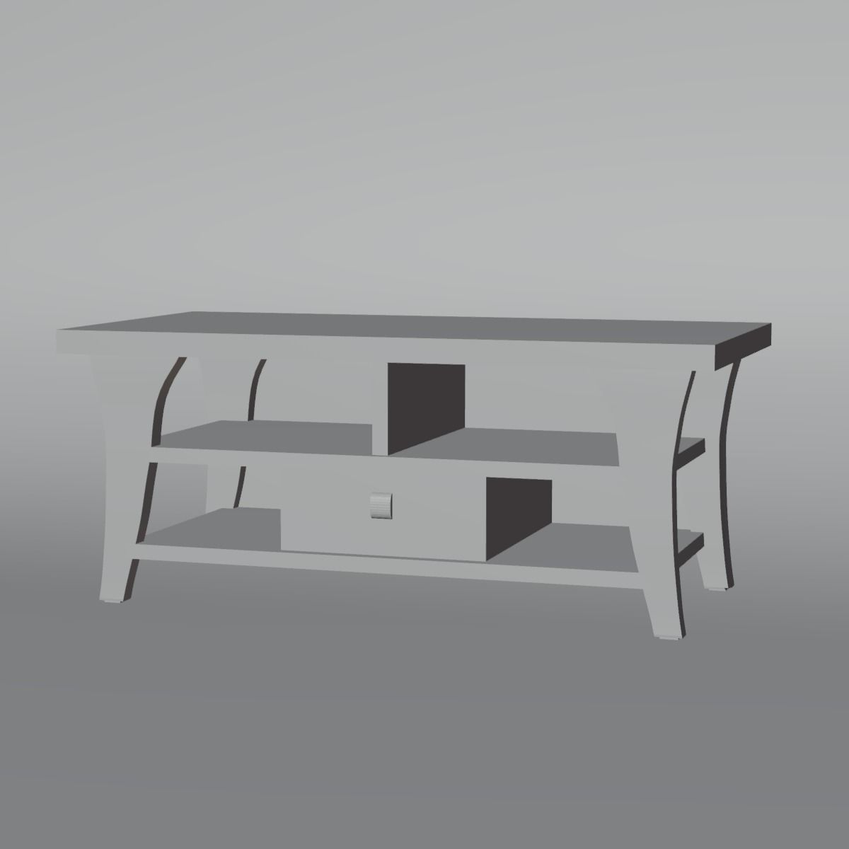 3D model Wooden Stand VR / AR / low-poly | CGTrader