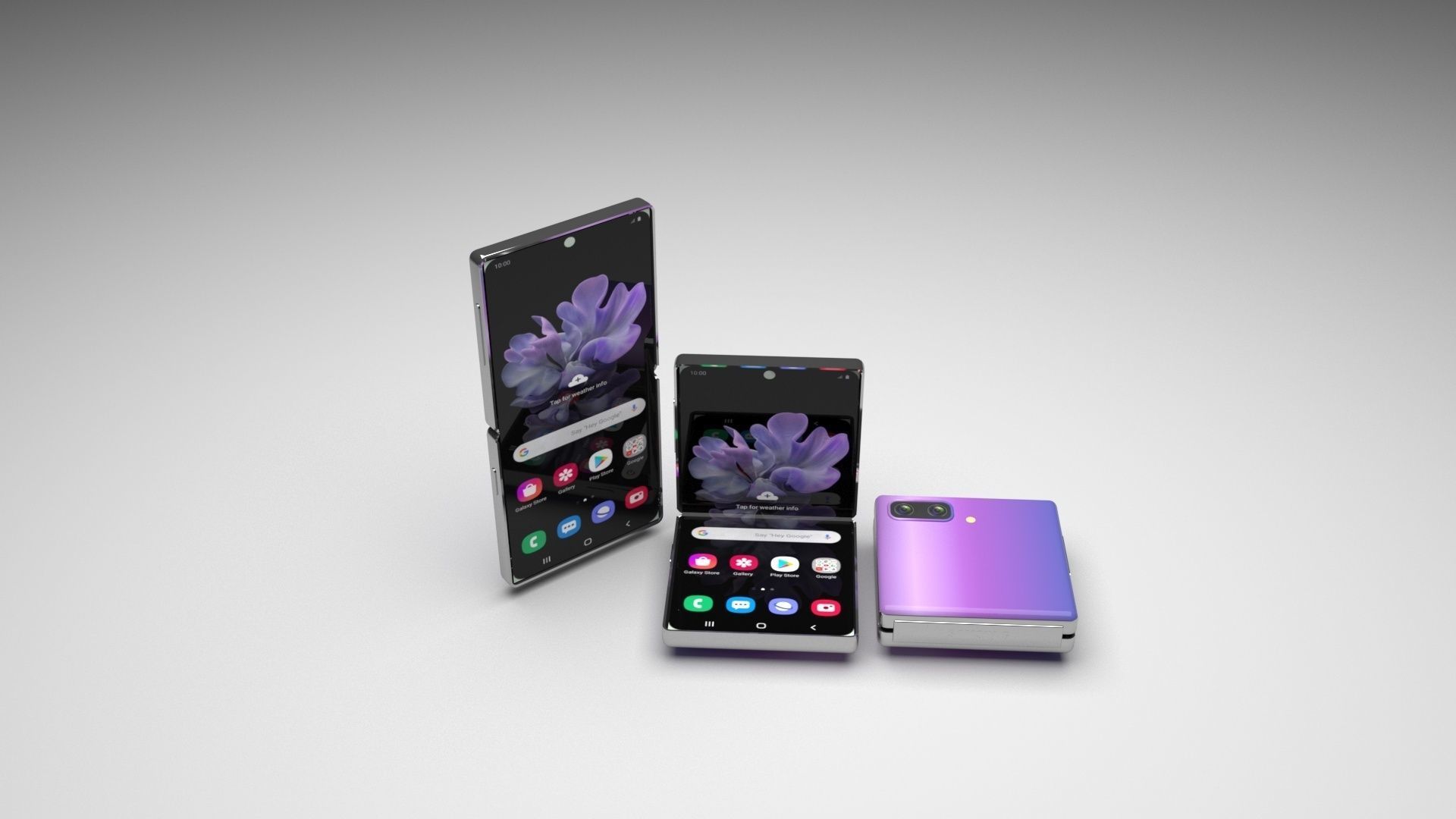 Samsung Galaxy Z Flip 3D model | CGTrader