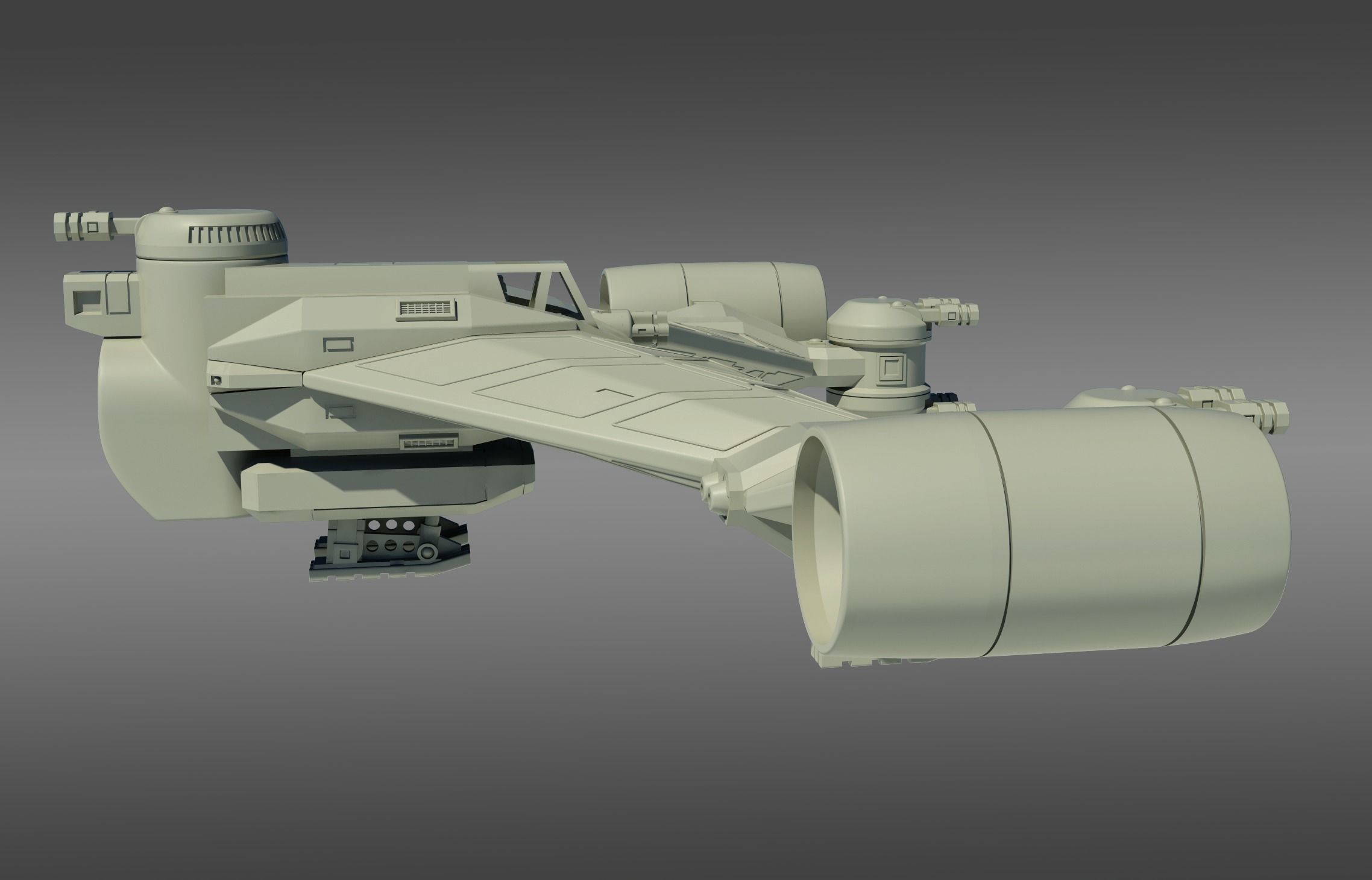 Starfighter - Kodan Deck Fighter 3D model 3D printable | CGTrader